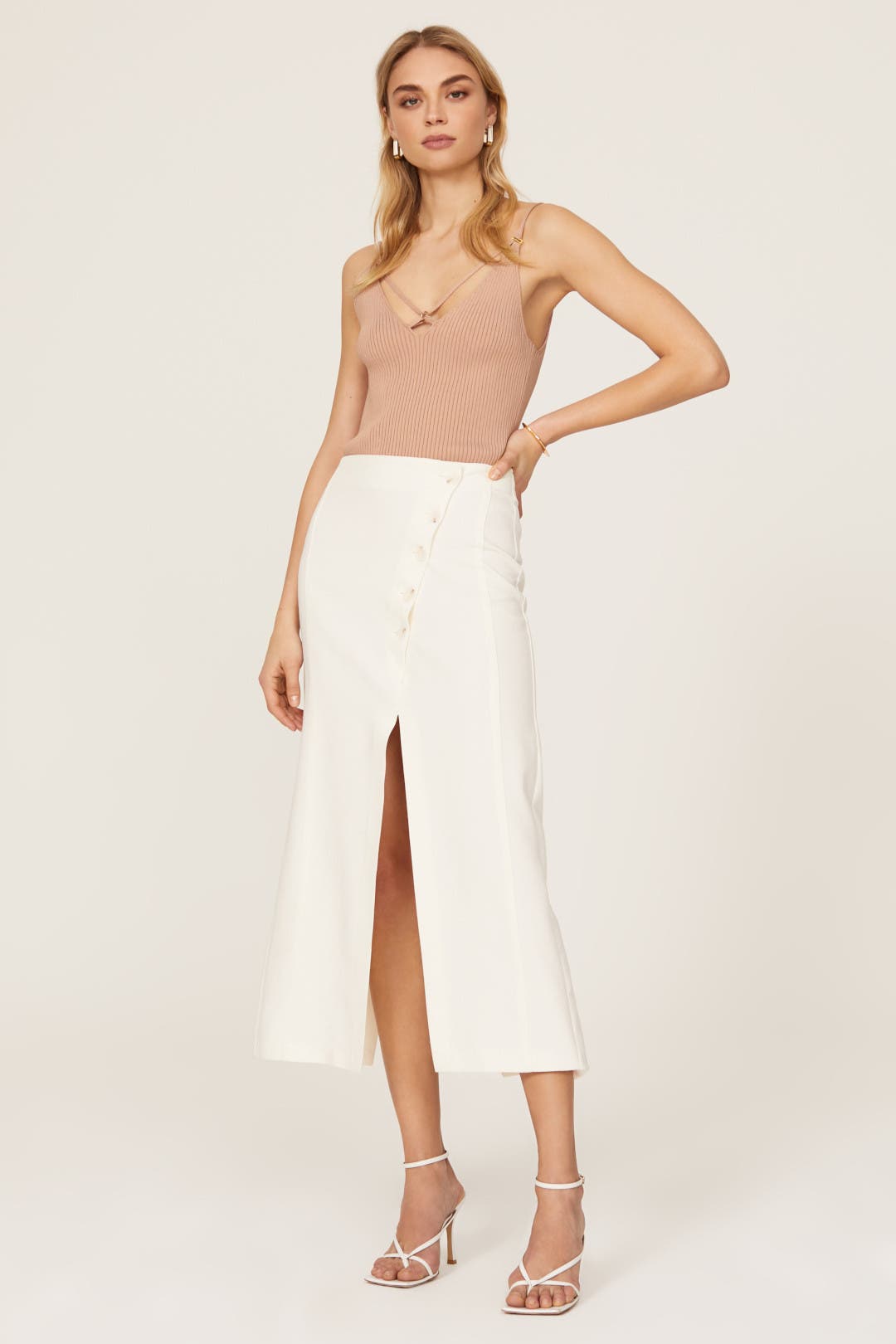 Tatiana V-neck Strap Top by SIMKHAI | Rent the Runway