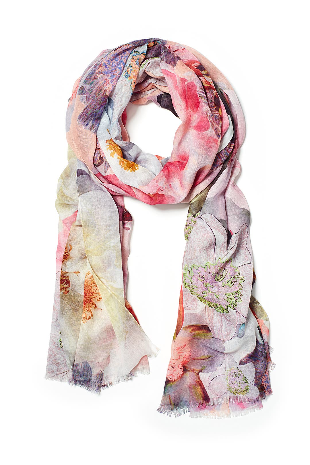 Coral Summer Wrap by Echo Accessories | Rent the Runway