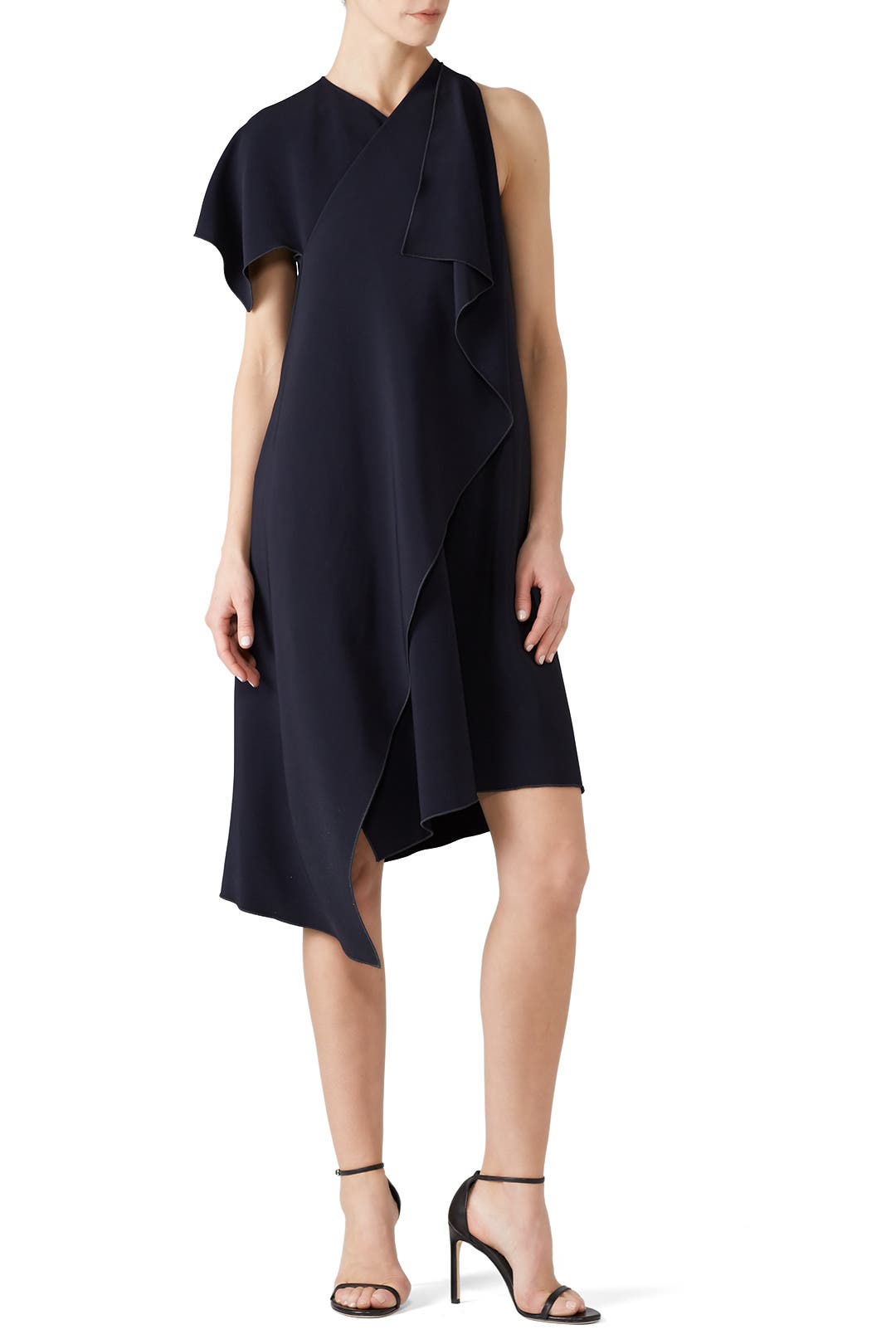 Asymmetric Cross Front Dress by Rosetta Getty | Rent the Runway