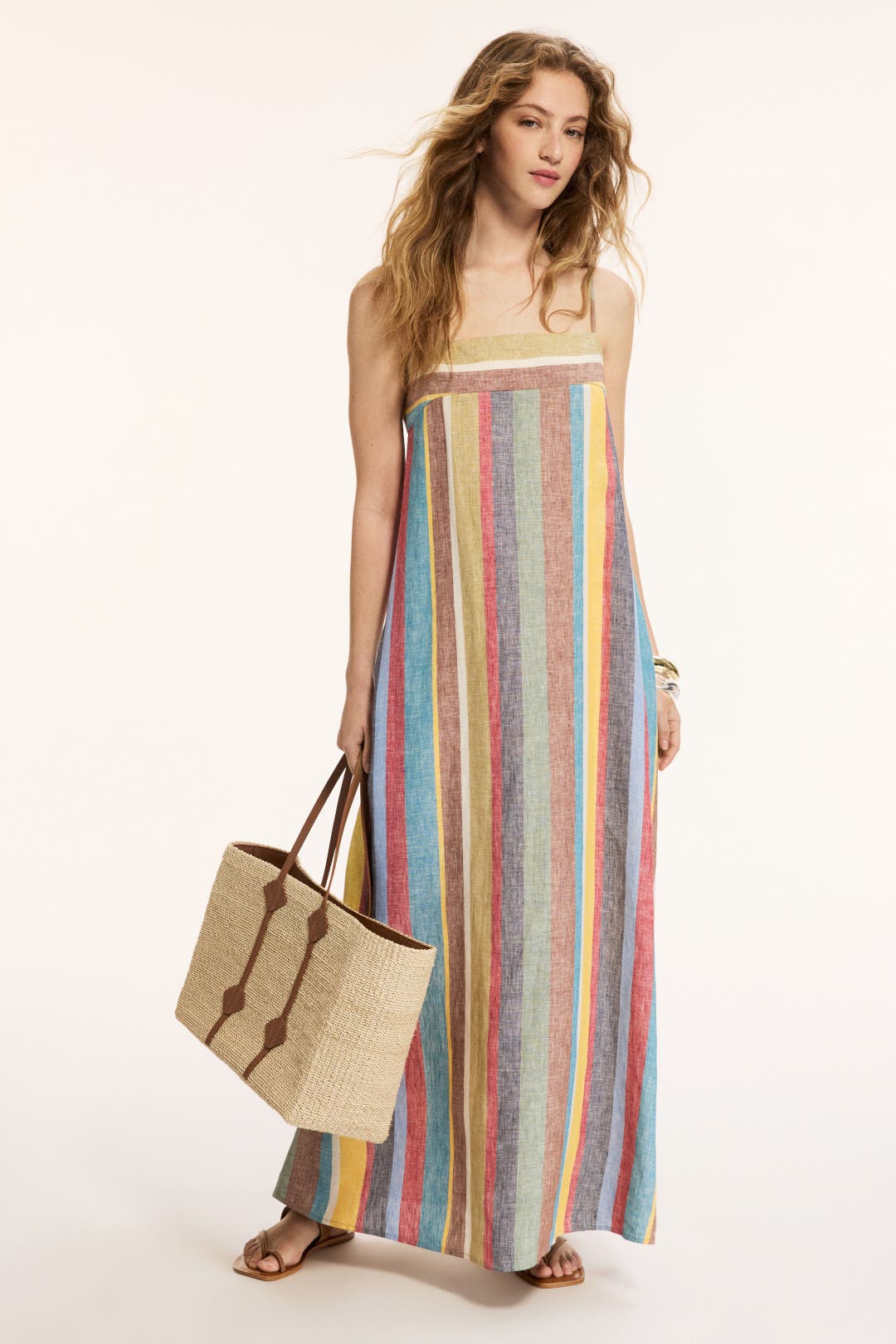 Lauren Linen Dress by Staud | Rent the Runway