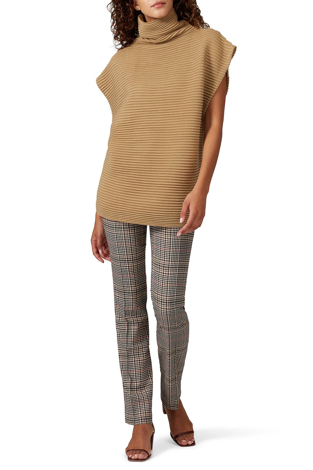 Funnel Neck Ottoman Sweater by Victoria Victoria Beckham | Rent the Runway