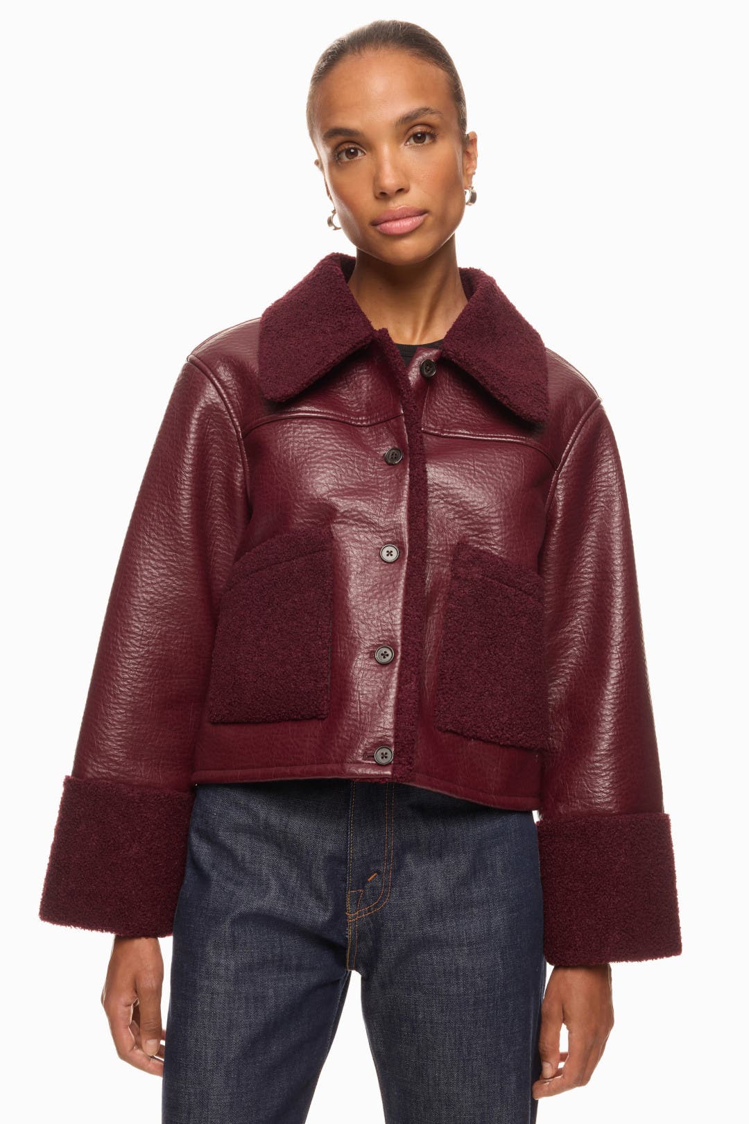 Dria Shearling Jacket by Rails | Rent the Runway