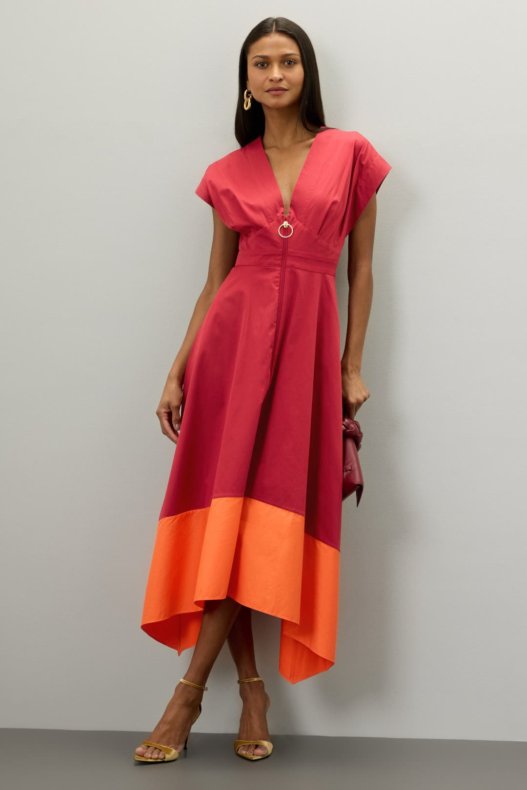 Two-Tone Midi Dress by Roksanda x RTR | Rent the Runway