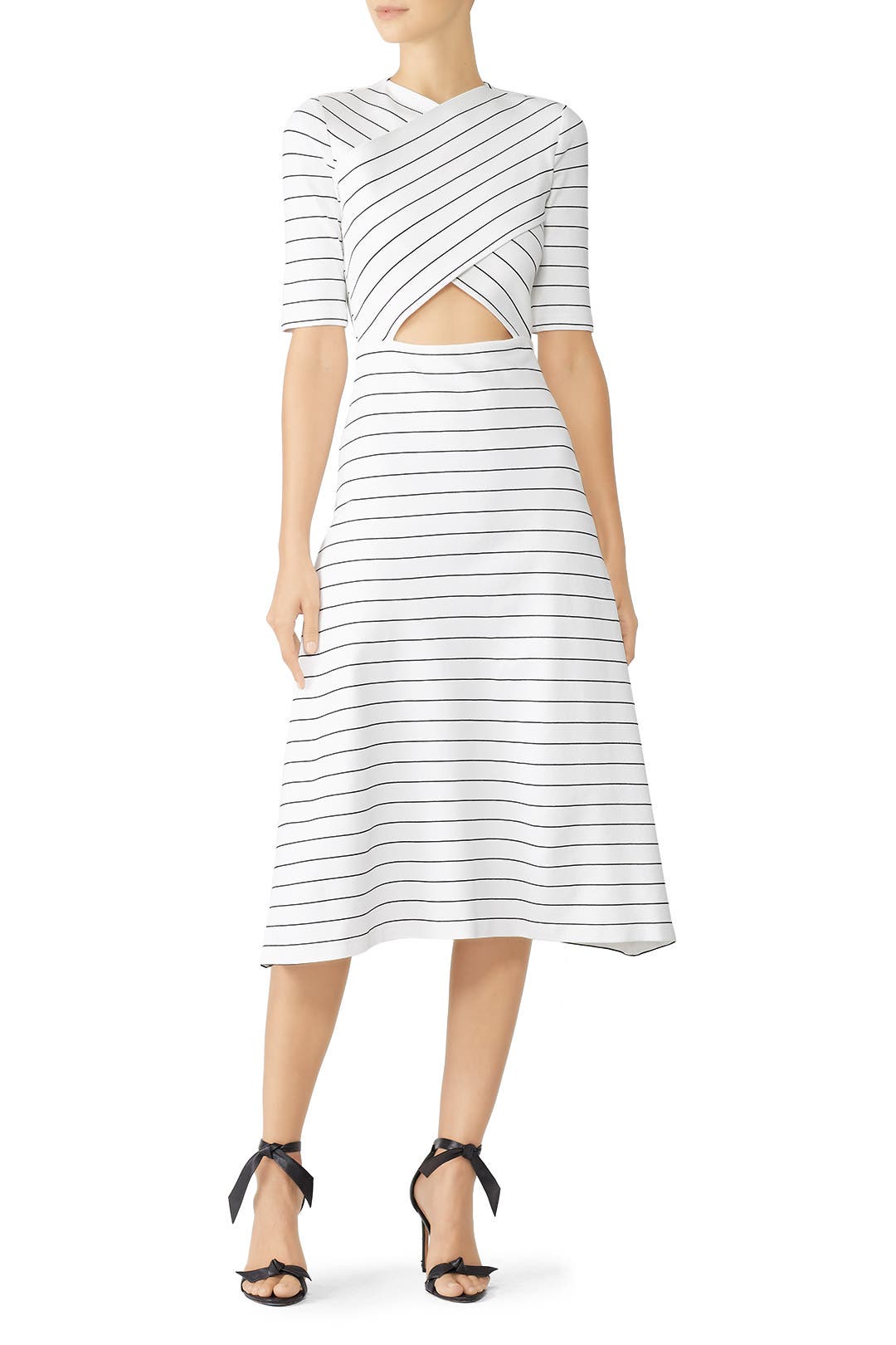 Cross Panel Dress by Rosetta Getty | Rent the Runway
