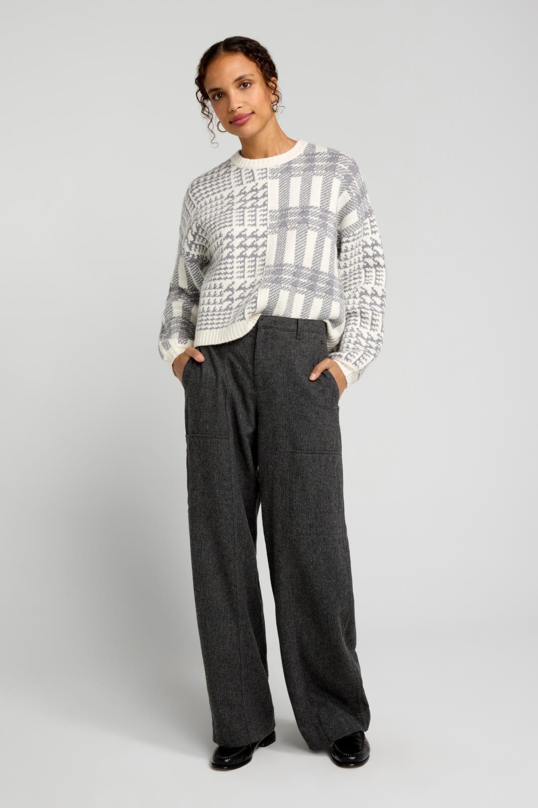 Elliott Plaid Sweater by Splendid | Rent the Runway