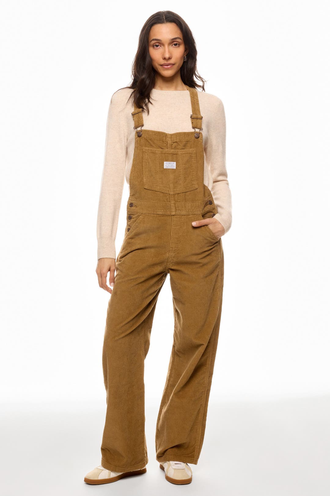 Brown Denim Overalls by Levi's | Rent the Runway