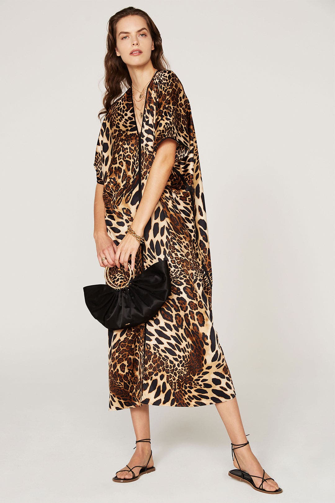 Luxe Leopard Caftan by Natori | Rent the Runway