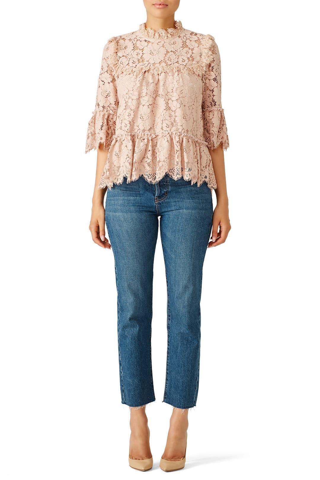 Amaretto Poppy Top by kate spade new york | Rent the Runway