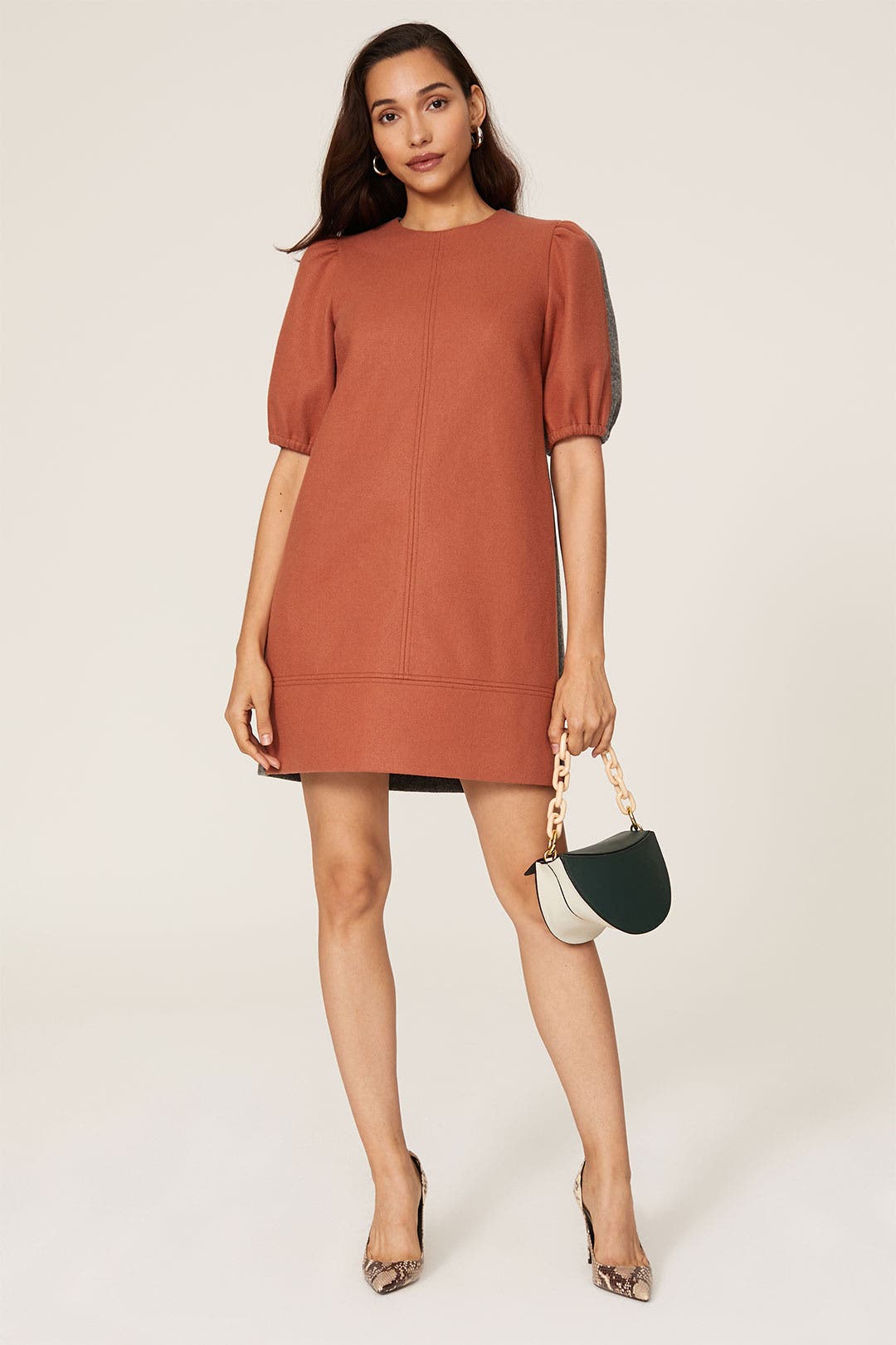 Colorblock Mini Dress by Toccin | Rent the Runway