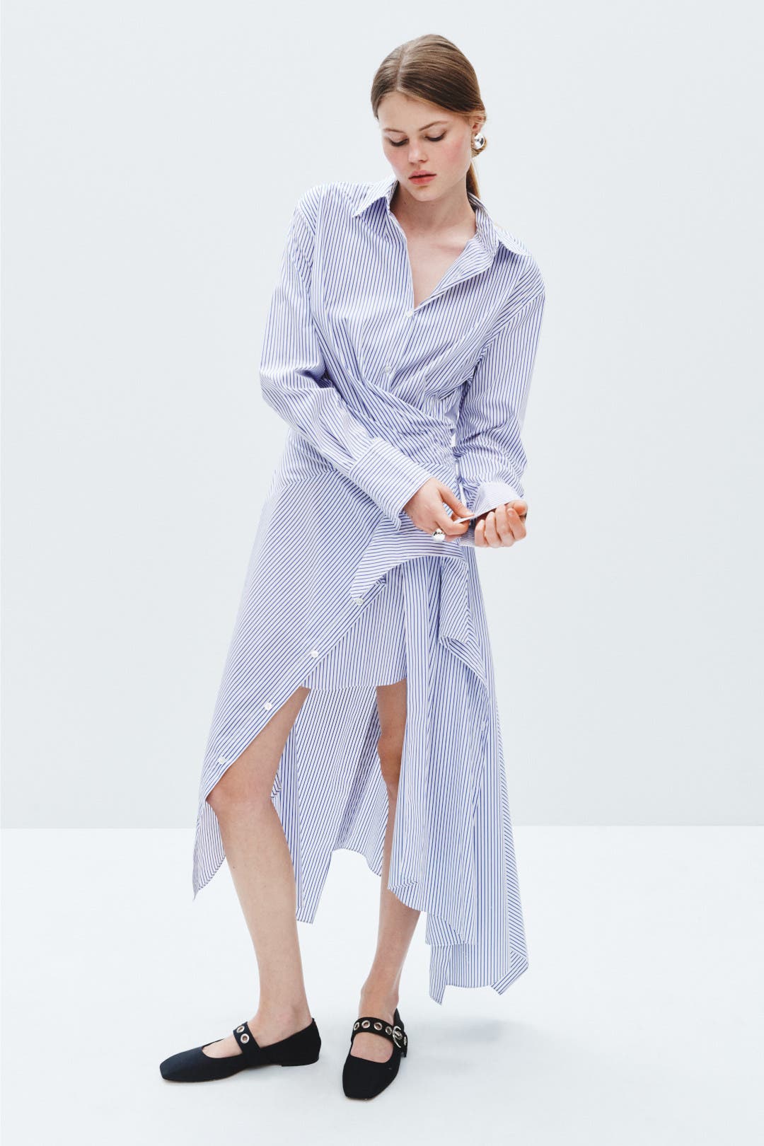 Cascade Shirt Dress by Monse | Rent the Runway