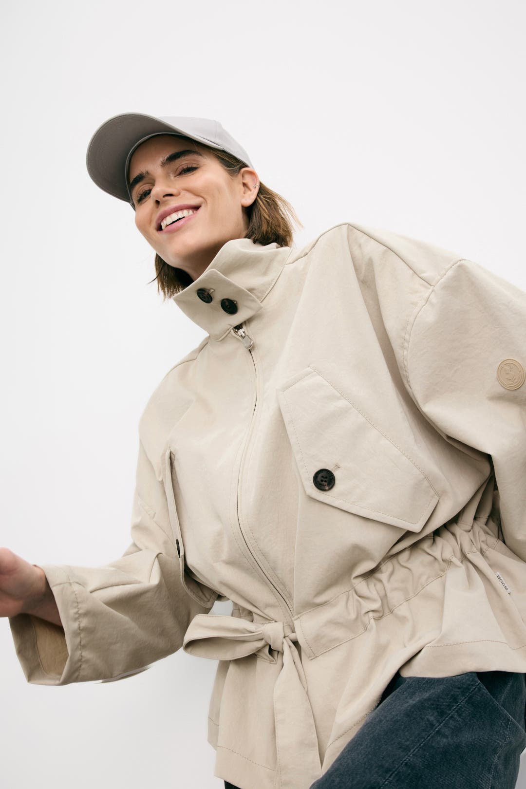 Vibe Mock Neck Jacket by Save the Duck | Rent the Runway