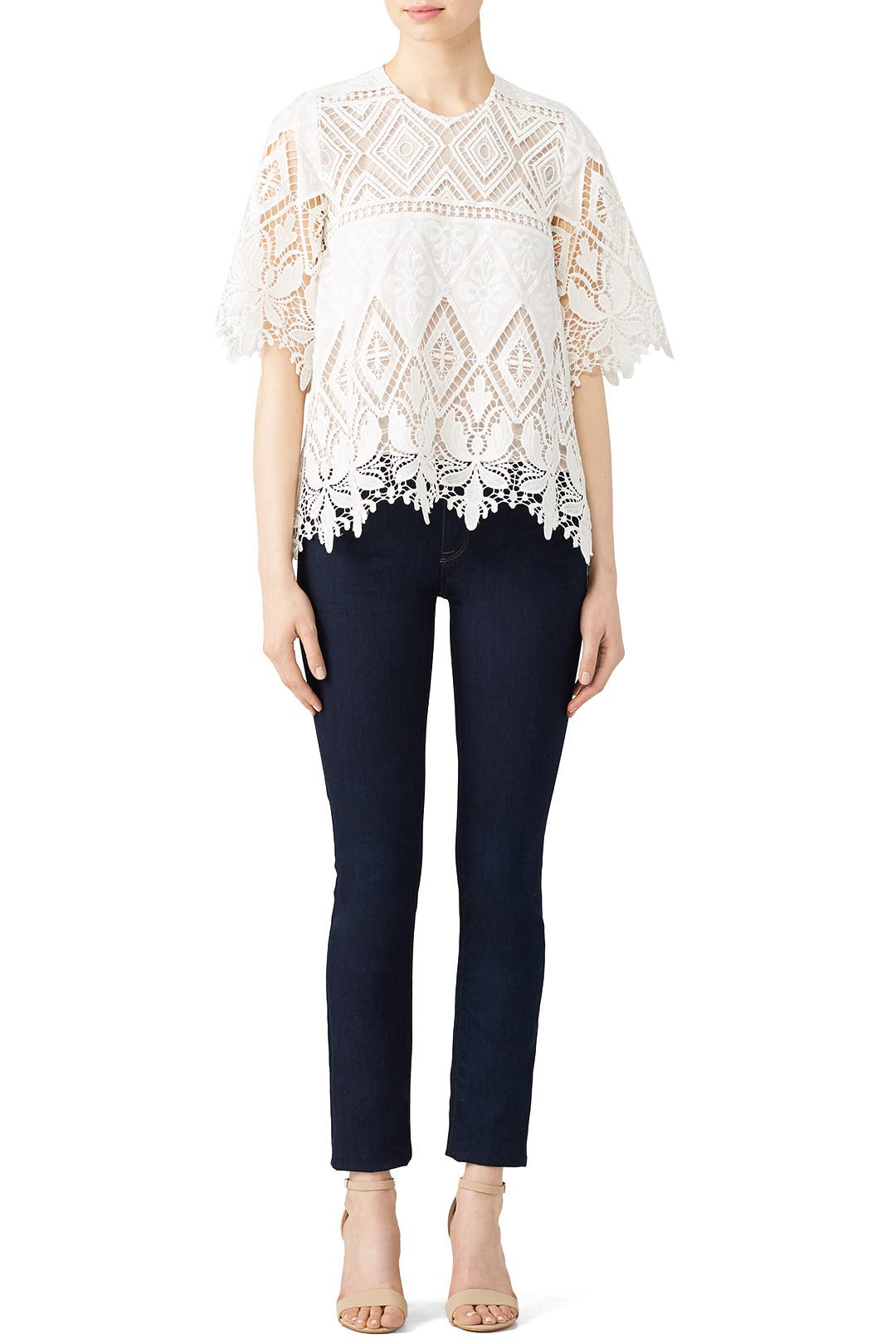 Lace Fawn Top by Hunter Bell | Rent the Runway