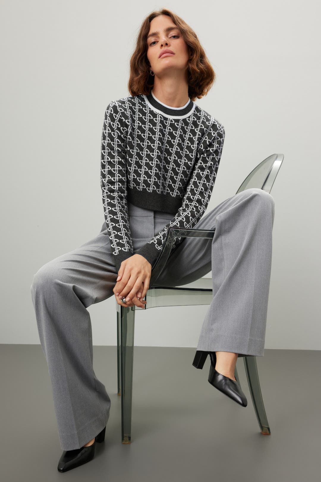 Cropped Sweater by Patou | Rent the Runway