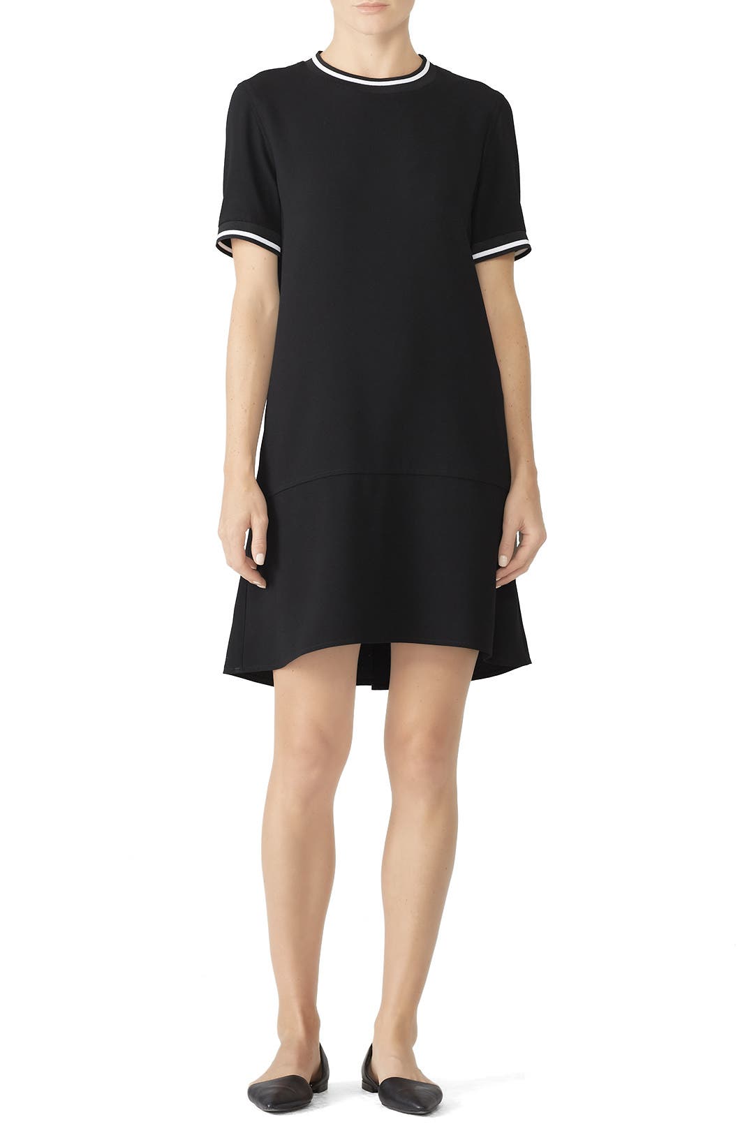 Black Varsity Trim Shift by Slate & Willow | Rent the Runway