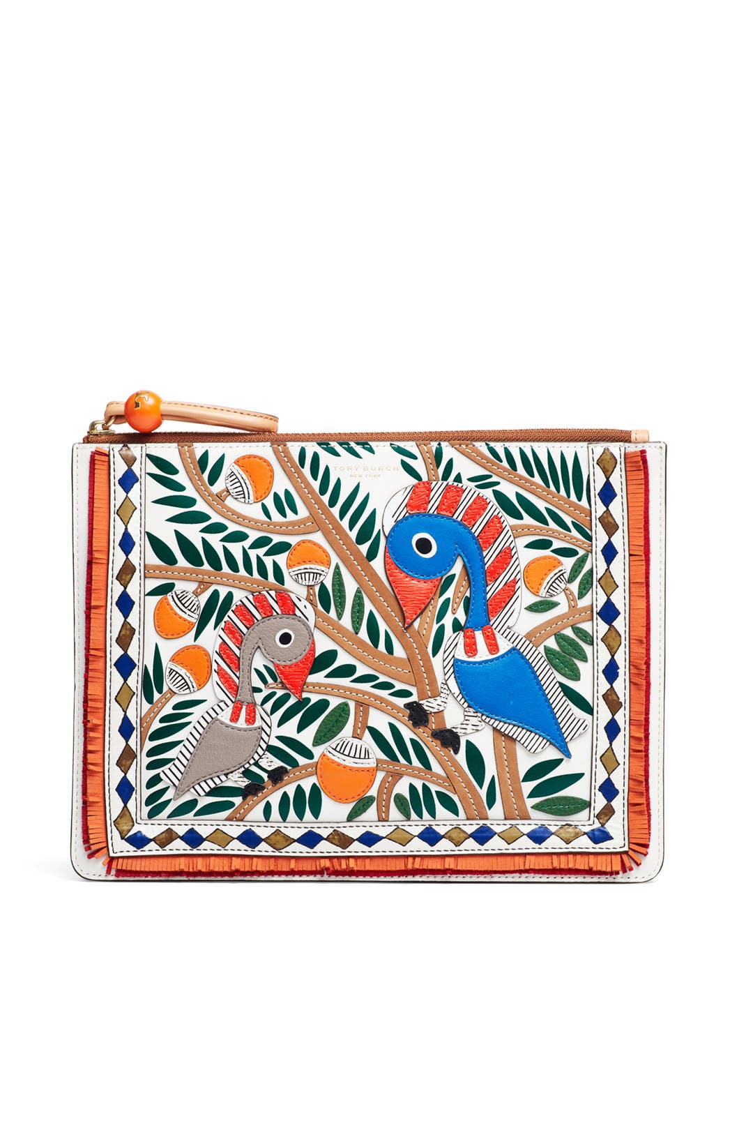 Printed Embossed Pouch by Tory Burch Accessories | Rent the Runway