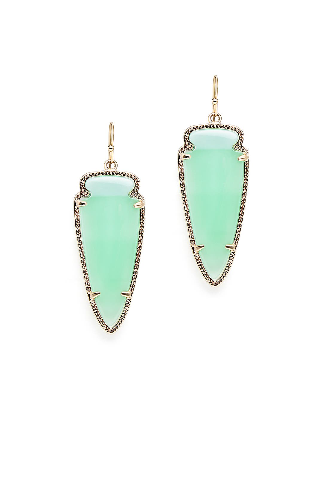 Chalcedony Glass Skylar Earrings by Kendra Scott for $15 | Rent the Runway