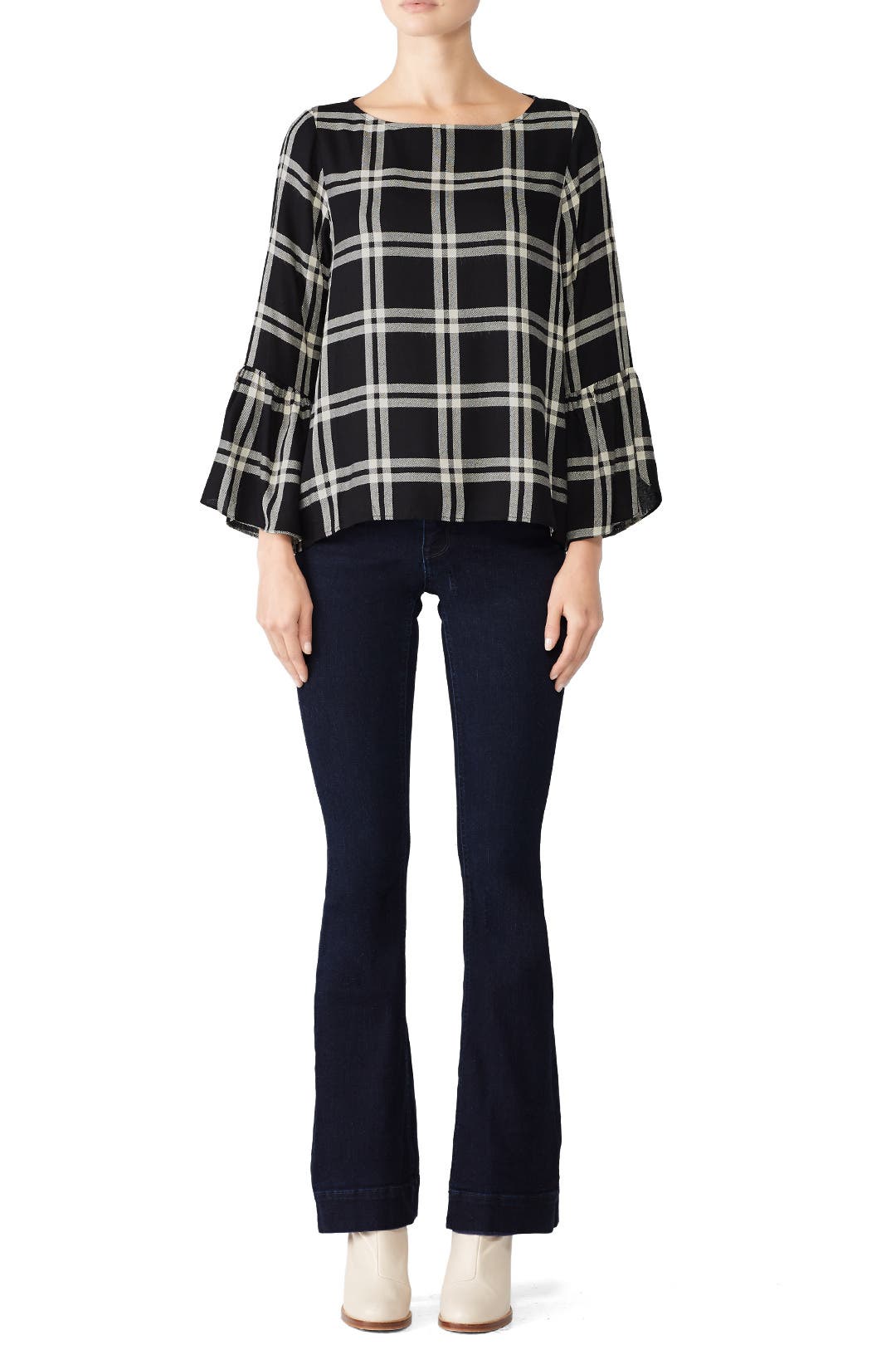 Plaid Anabell Top by Waverly Grey | Rent the Runway