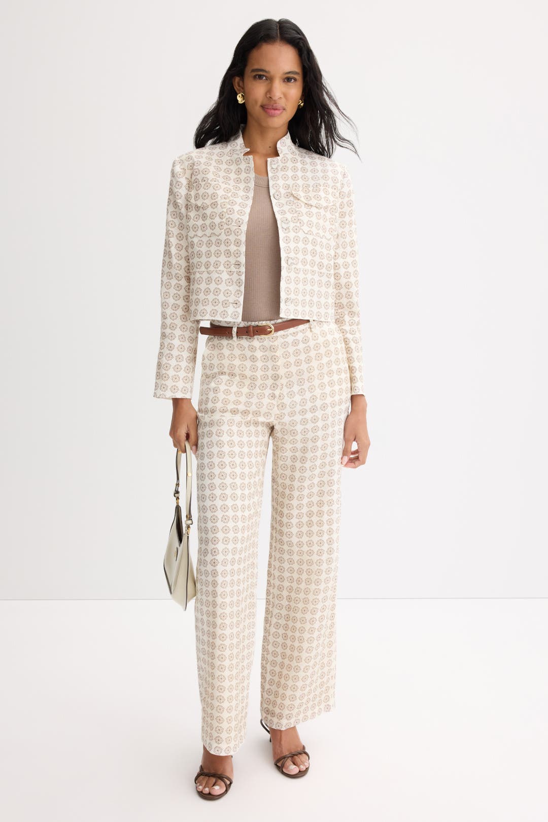 Cropped Structured Pocket Jacket by Ted Baker London | Rent the Runway