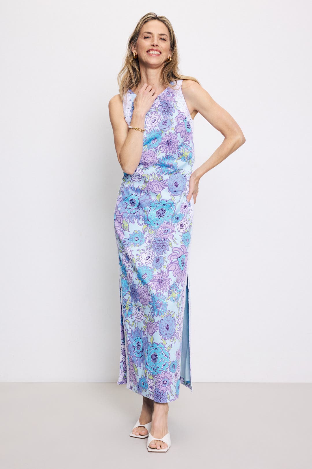 Marleigh Stretch Maxi Shift Dress by Lilly Pulitzer | Rent the Runway