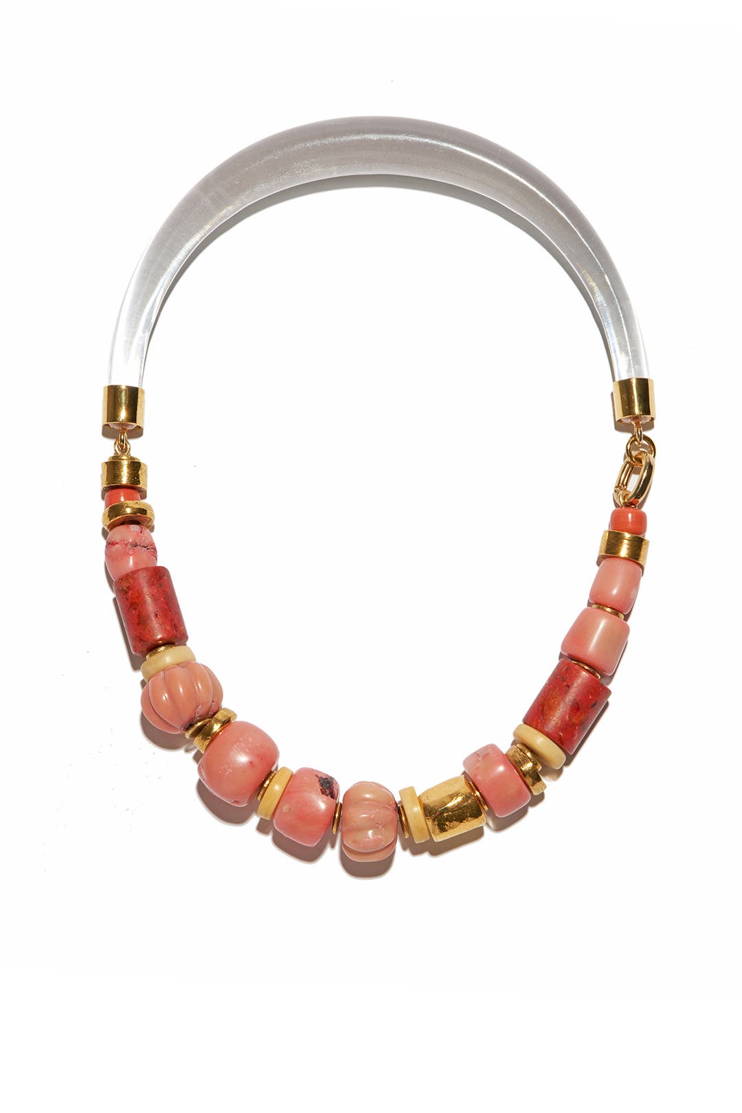 Carved Coral Collar by Lizzie Fortunato | Rent the Runway