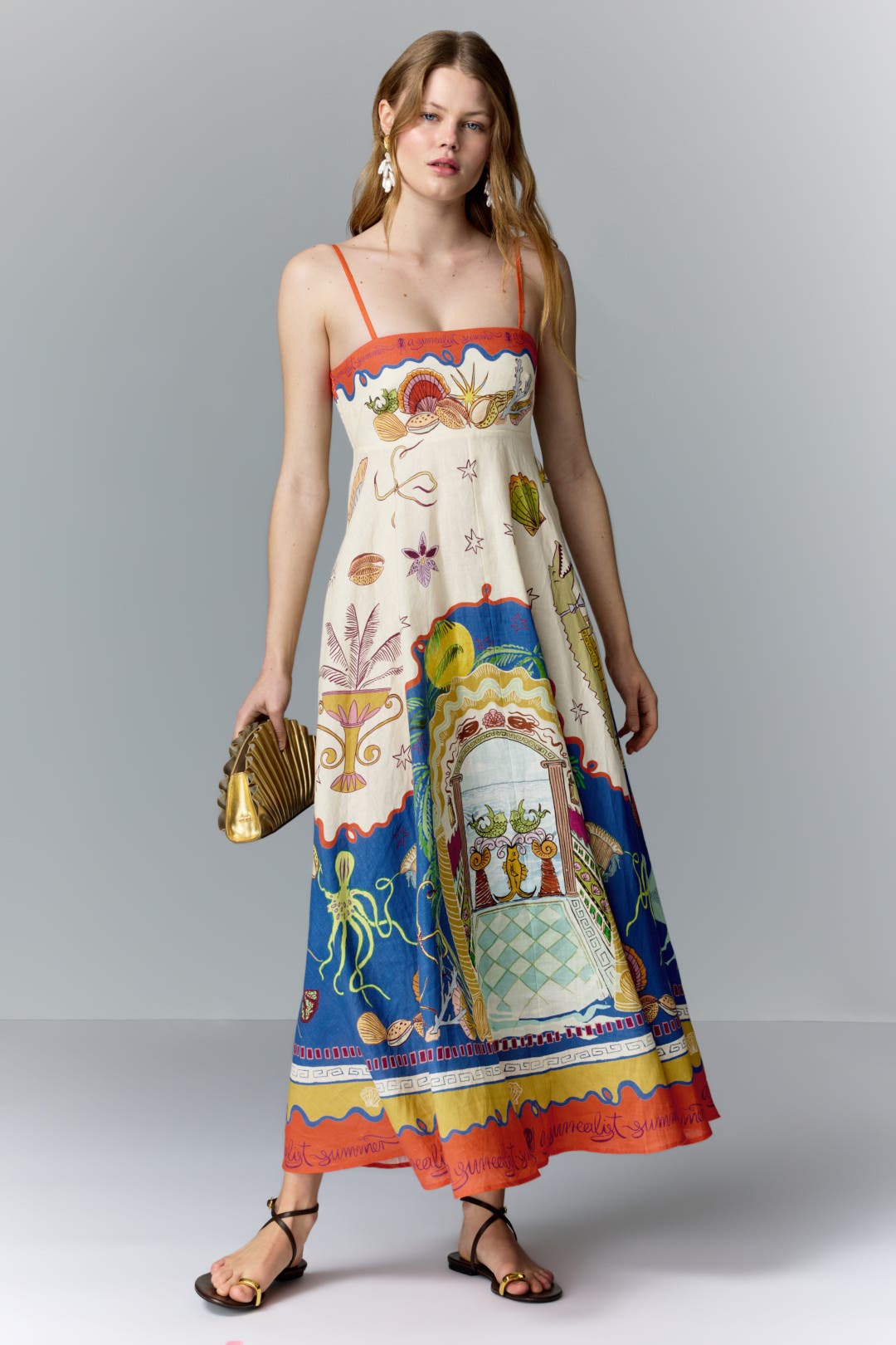 Surrealist Summer Sundress by ALÉMAIS | Rent the Runway