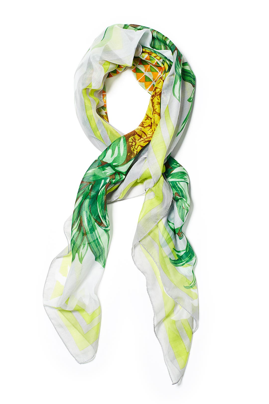 Pineapple Party Scarf by Echo Accessories | Rent the Runway