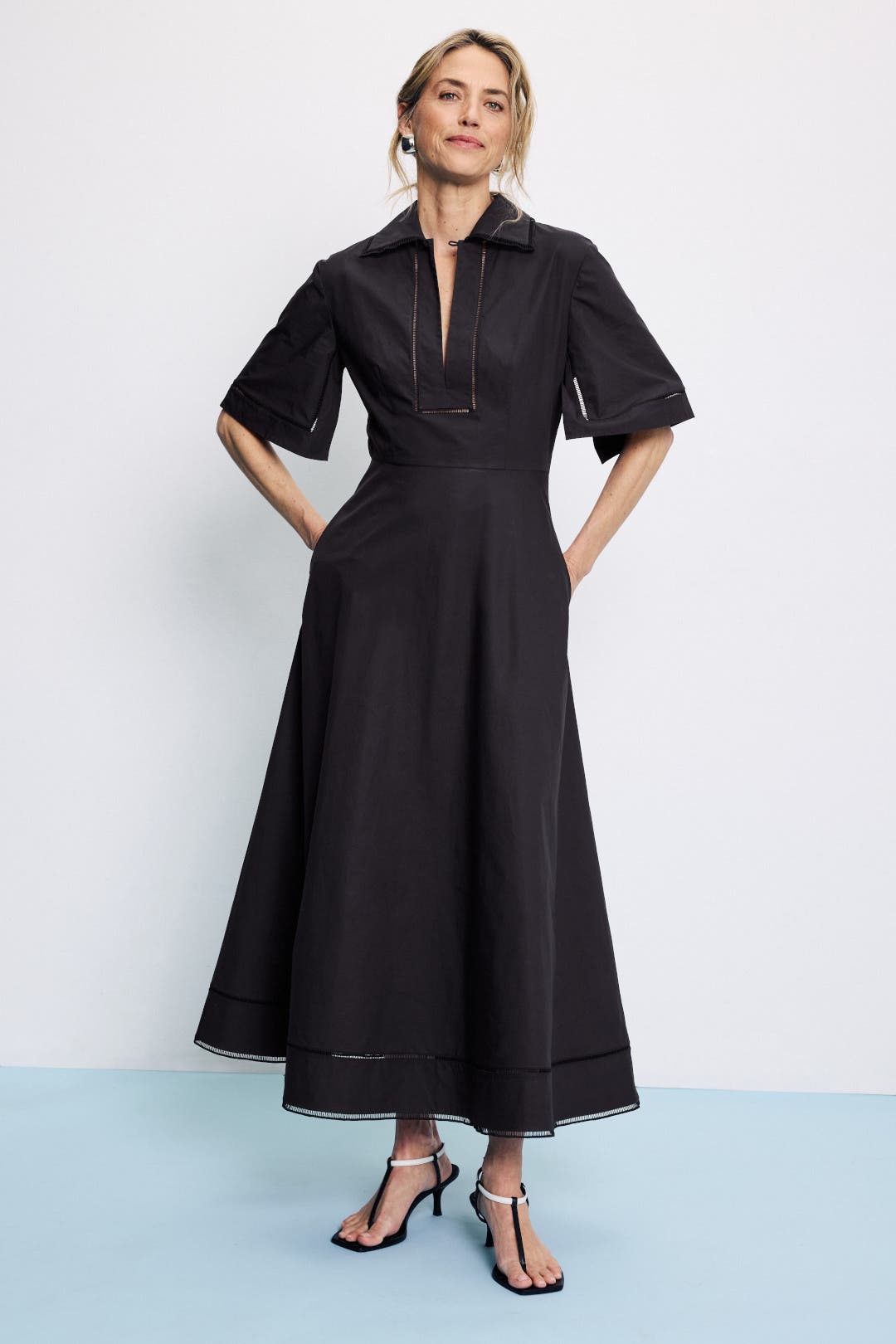 Ladder Embroidered Dress by Róhe | Rent the Runway