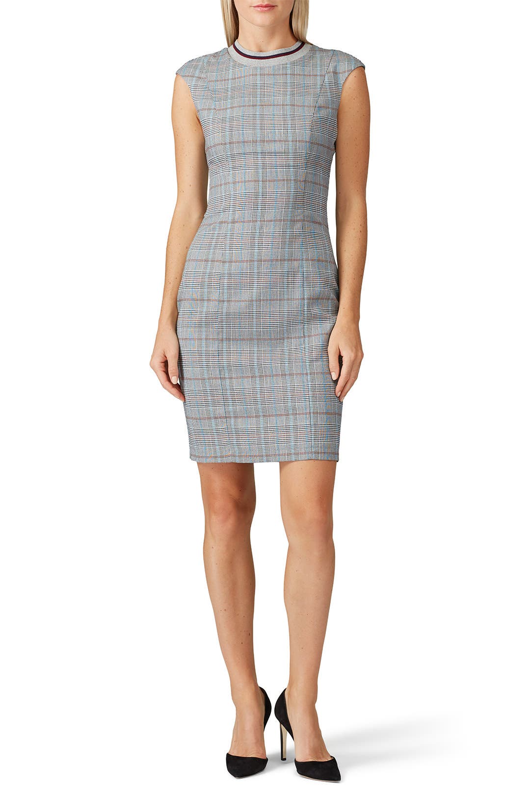 Striped Collar Sheath by Alexia Admor | Rent the Runway
