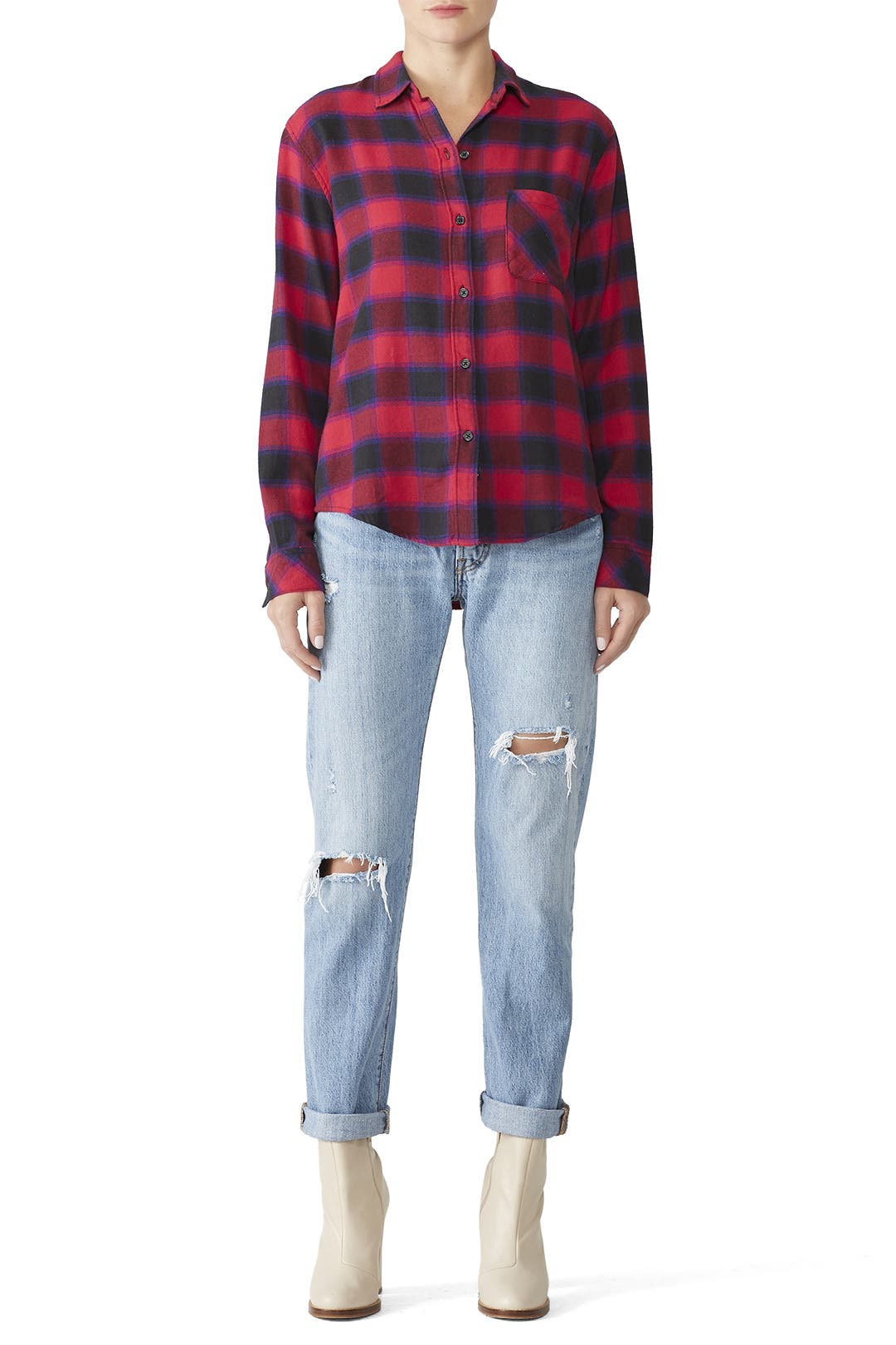 Milo Plaid Button Down by Rails | Rent the Runway