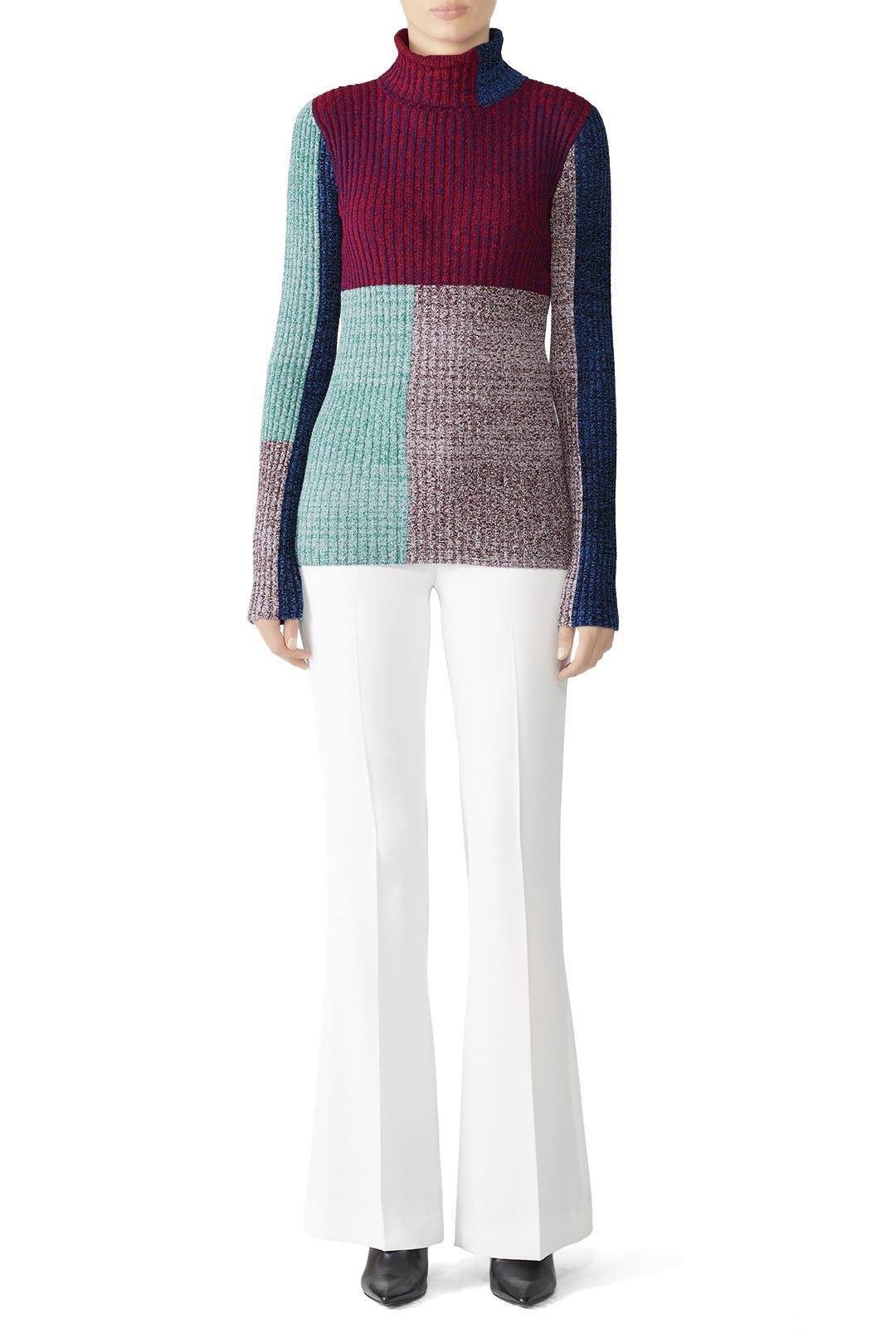 Mixed Patchwork Pullover by 3.1 Phillip Lim | Rent the Runway