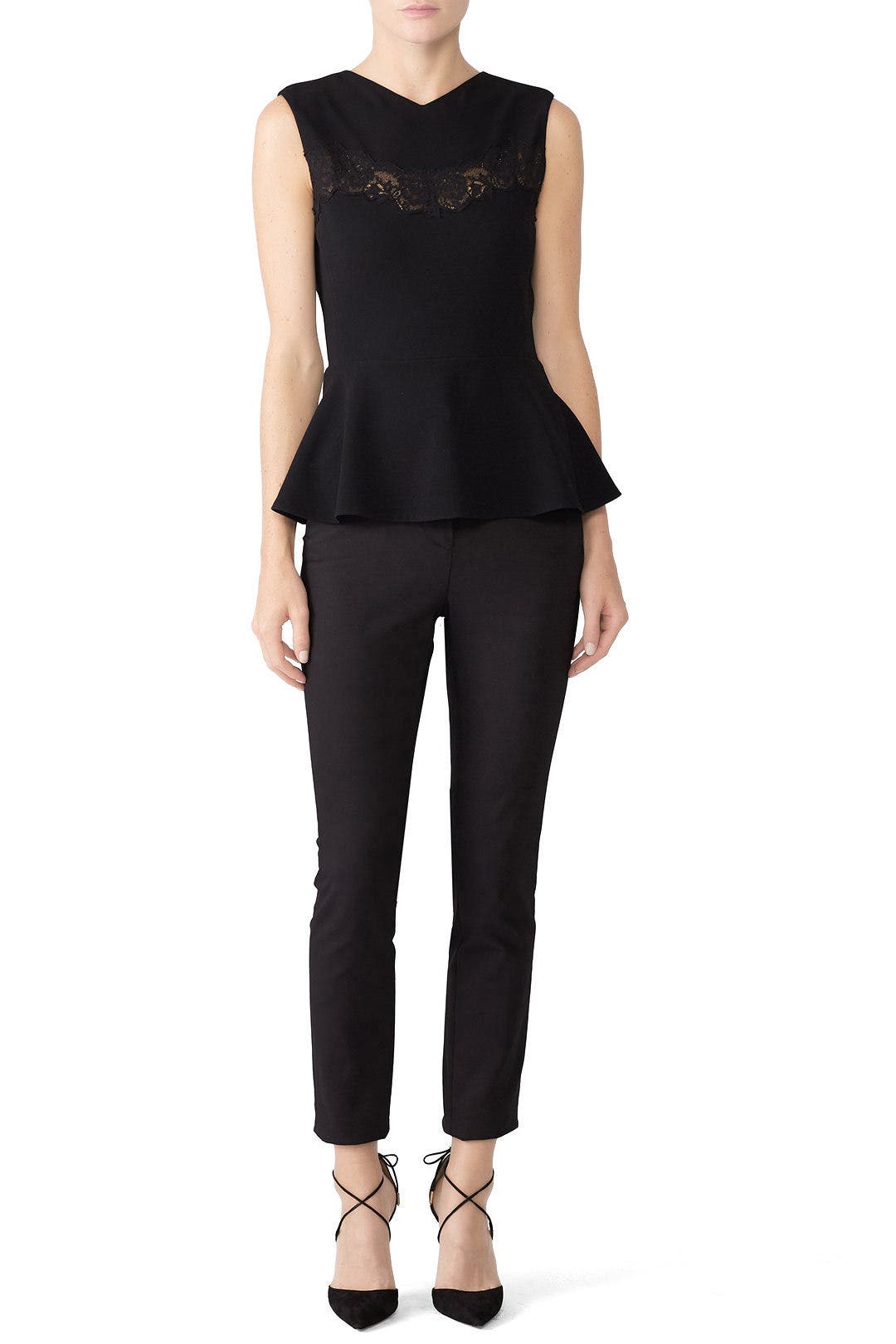 Sleeveless Lace Top by Rebecca Taylor NYC | Rent the Runway