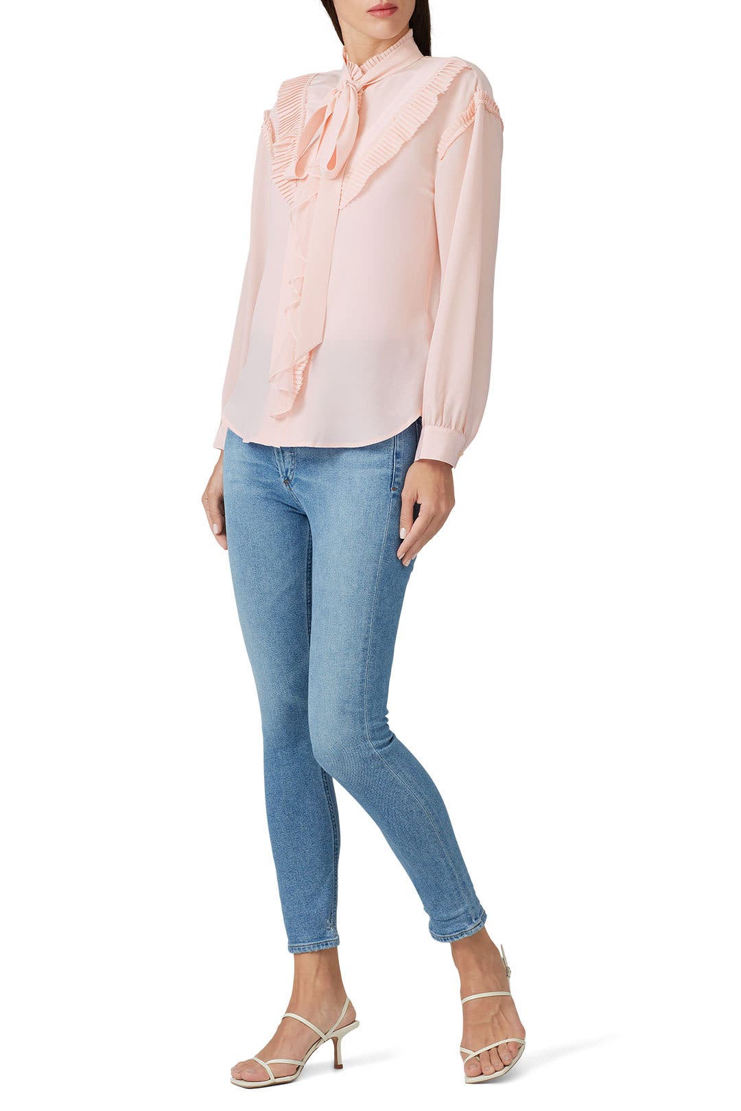 Ruffled Prairie Top by Coach | Rent the Runway