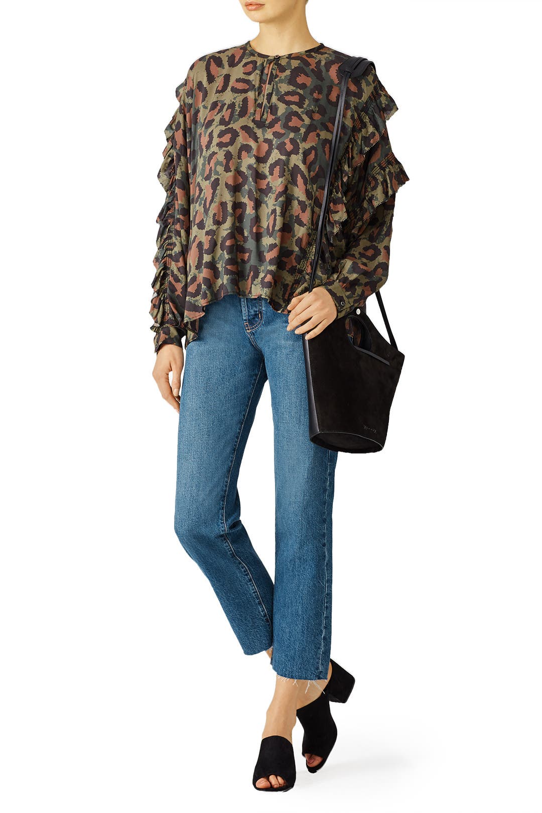 Green Leopard Top by Zadig & Voltaire | Rent the Runway