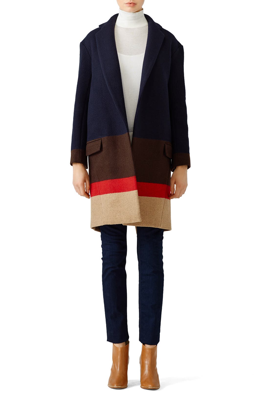 Striped Wool Coat by Nicholas | Rent the Runway