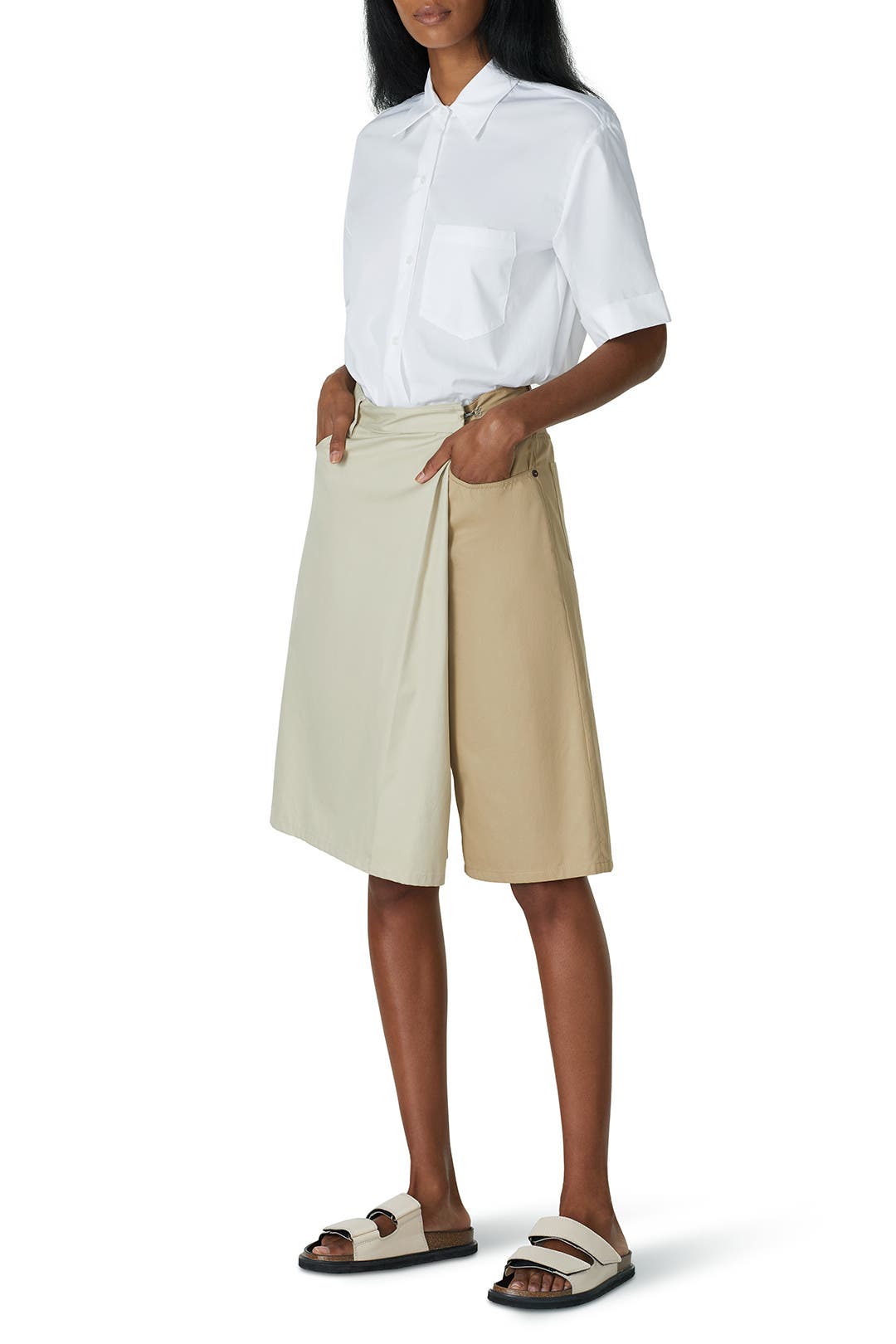 Beige Long Skort by MM6 Maison Margiela | Rent the Runway