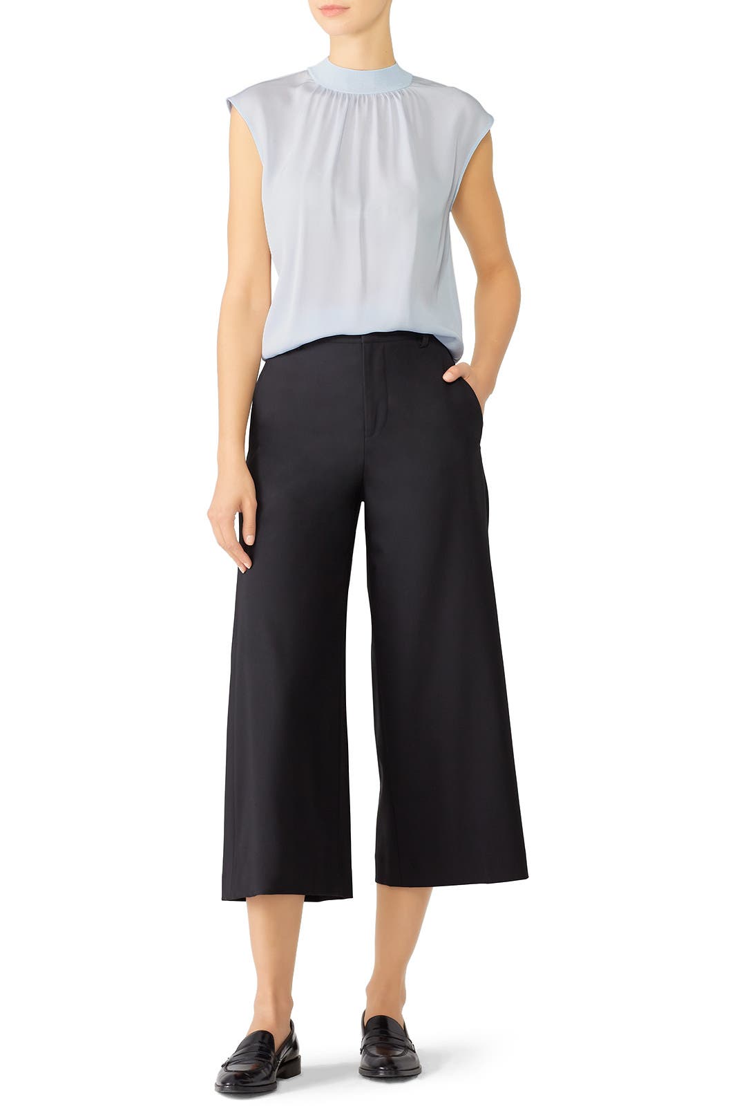 Rib Trim Shell by VINCE. | Rent the Runway