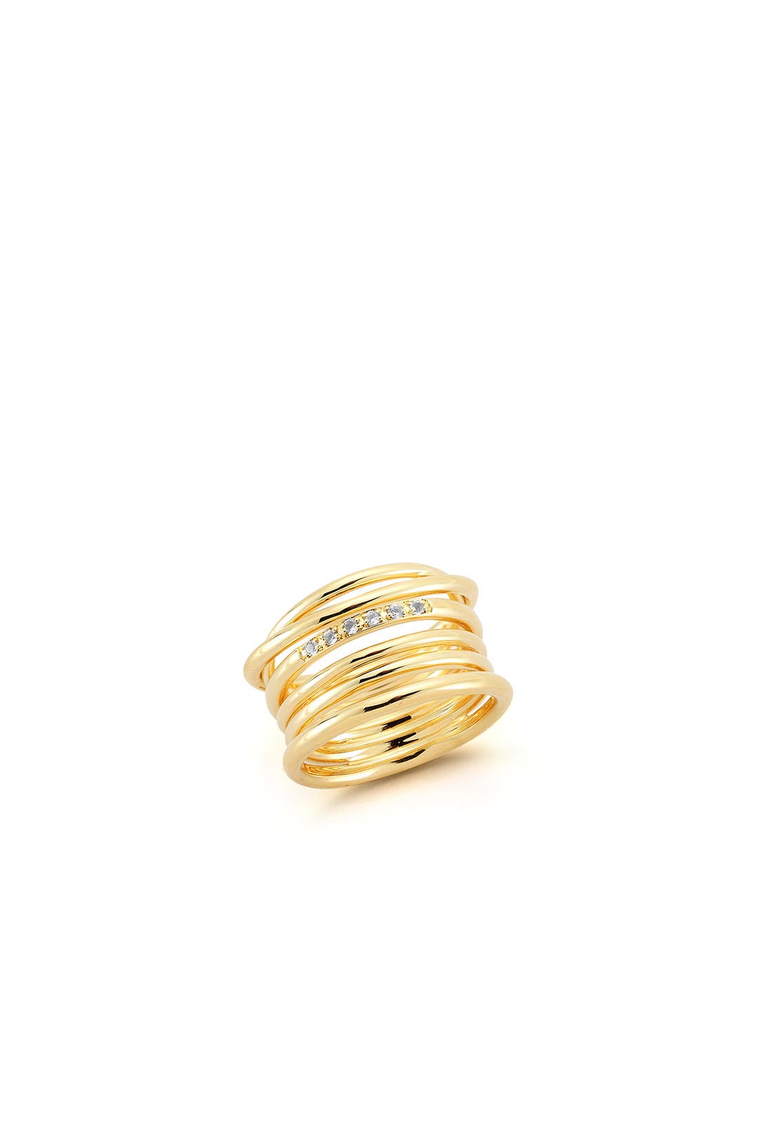 Gold Roxy Ring by Elizabeth and James Accessories | Rent the Runway
