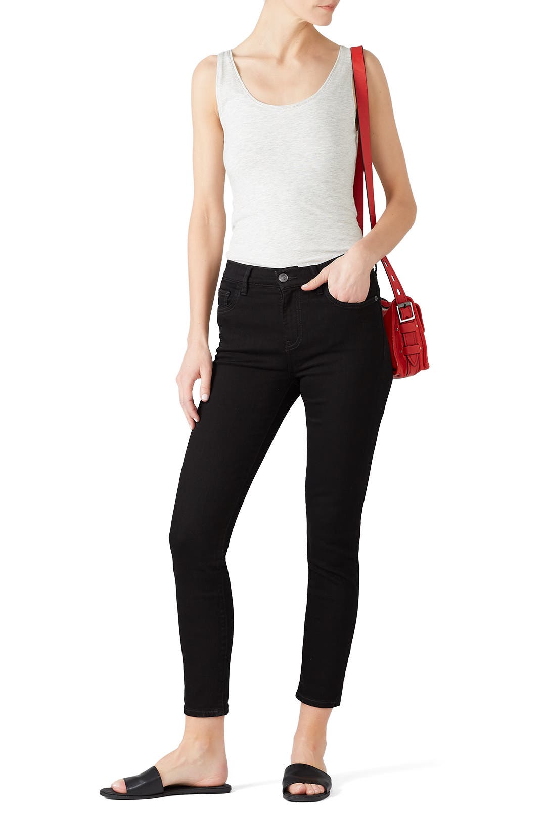 The High Waist Stiletto Jeans by Current/Elliott | Rent the Runway