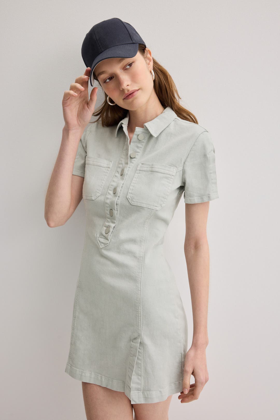 Denim Mini Dress by Hudson | Rent the Runway