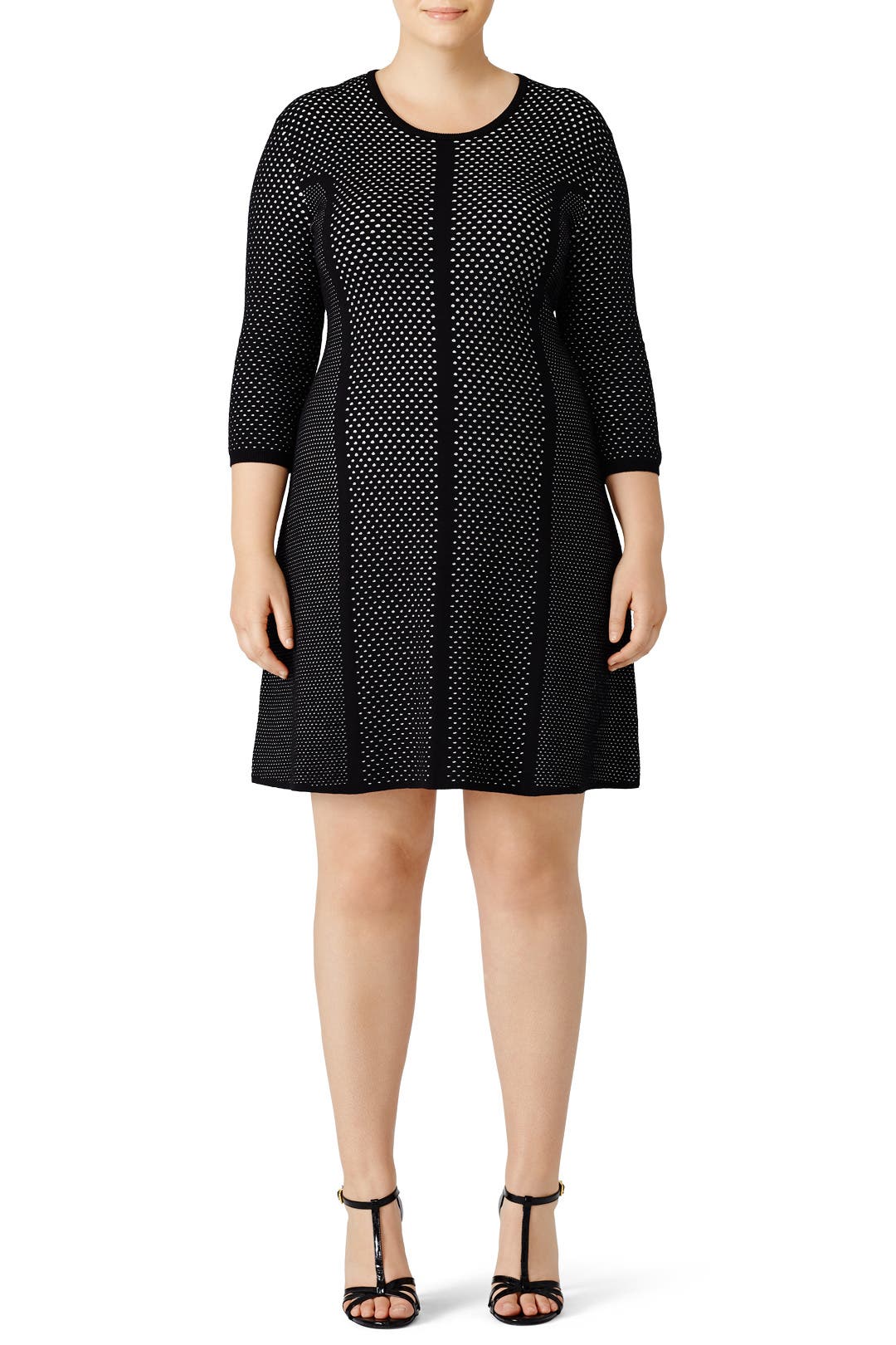 Contrast Dot Mesh Dress by Rachel Rachel Roy | Rent the Runway