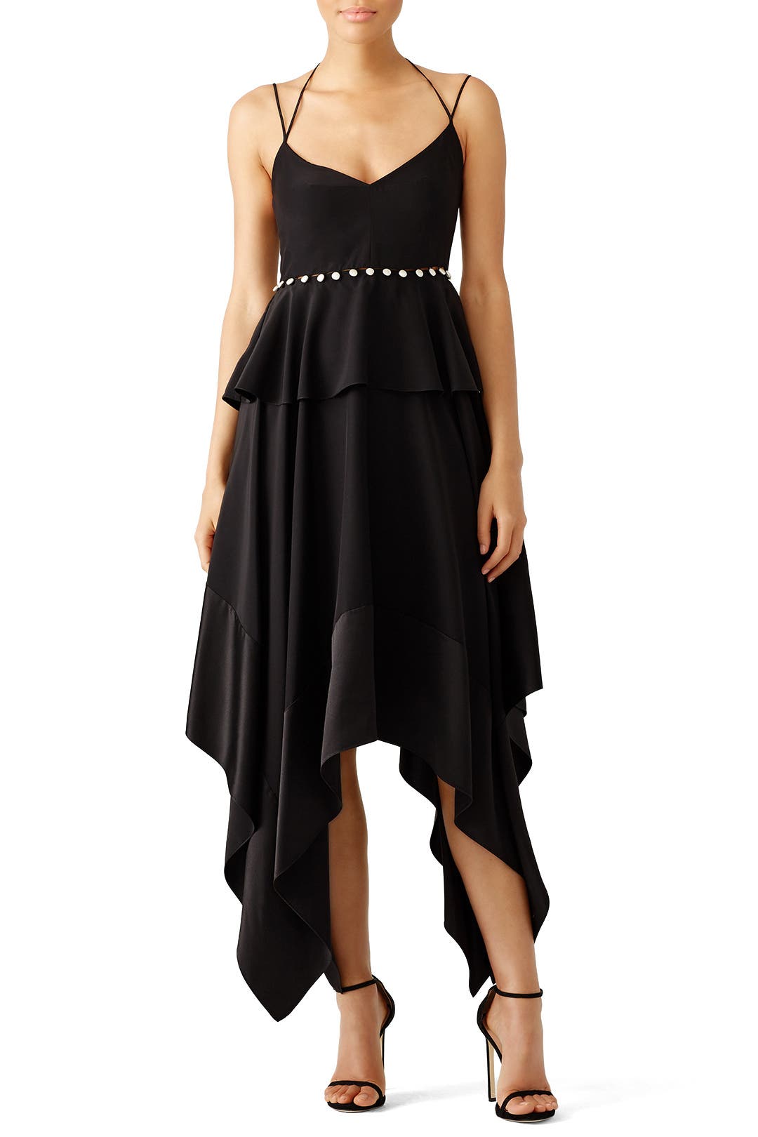 Black Handkerchief Dress by Prabal Gurung | Rent the Runway
