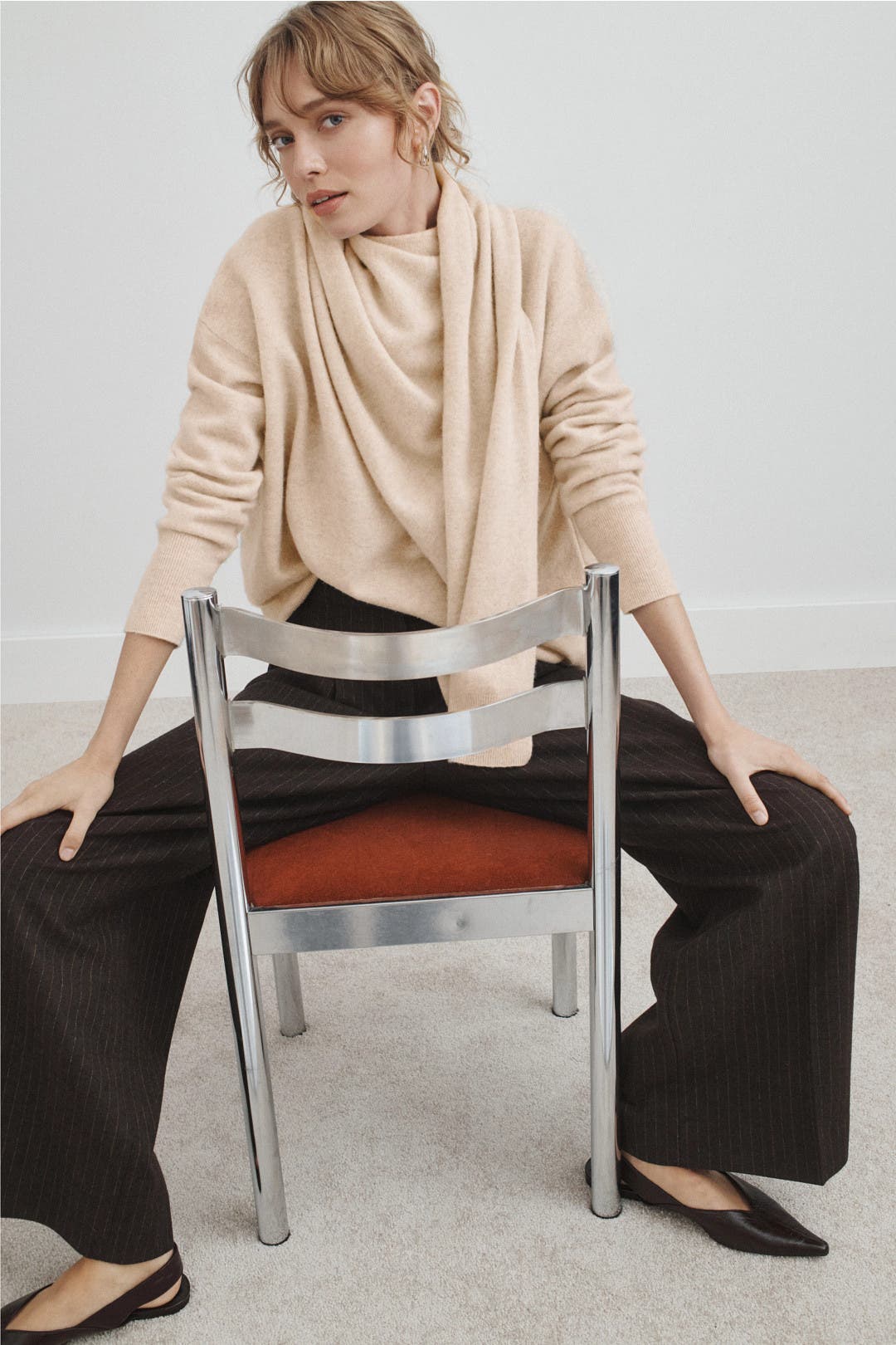 Draped Shawl Sweater by VINCE. | Rent the Runway