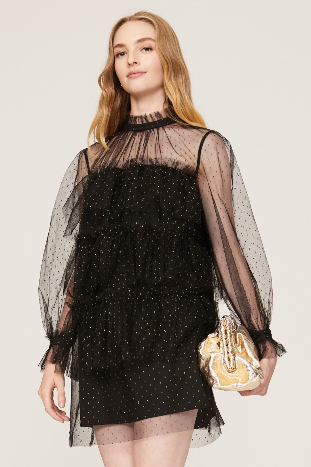 Black Tulle Mini Dress by Adam Lippes x RTR | Rent the Runway