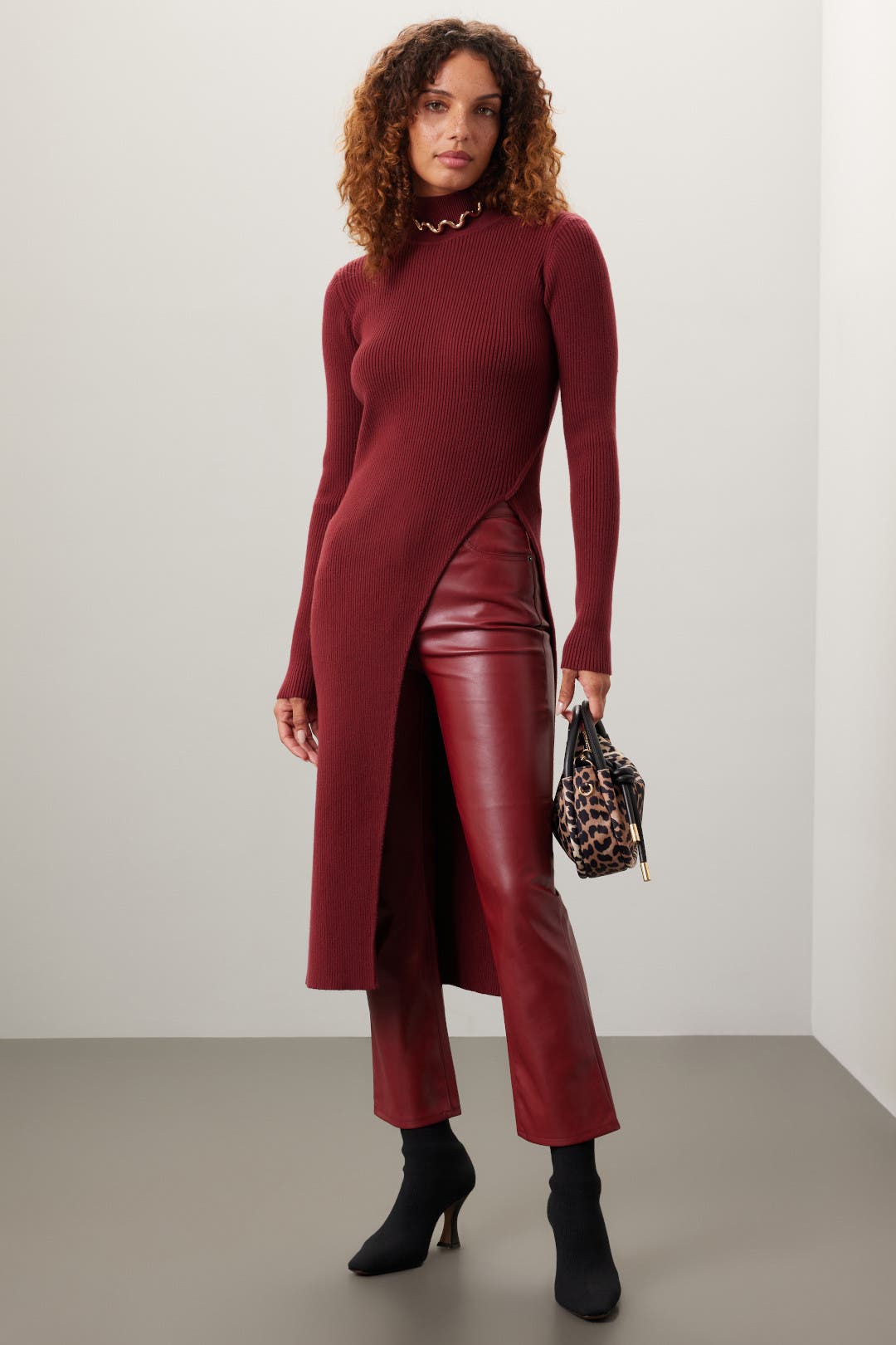 Ribbed Asymmetrical Sweater by ASHLEY PARK x RTR | Rent the Runway