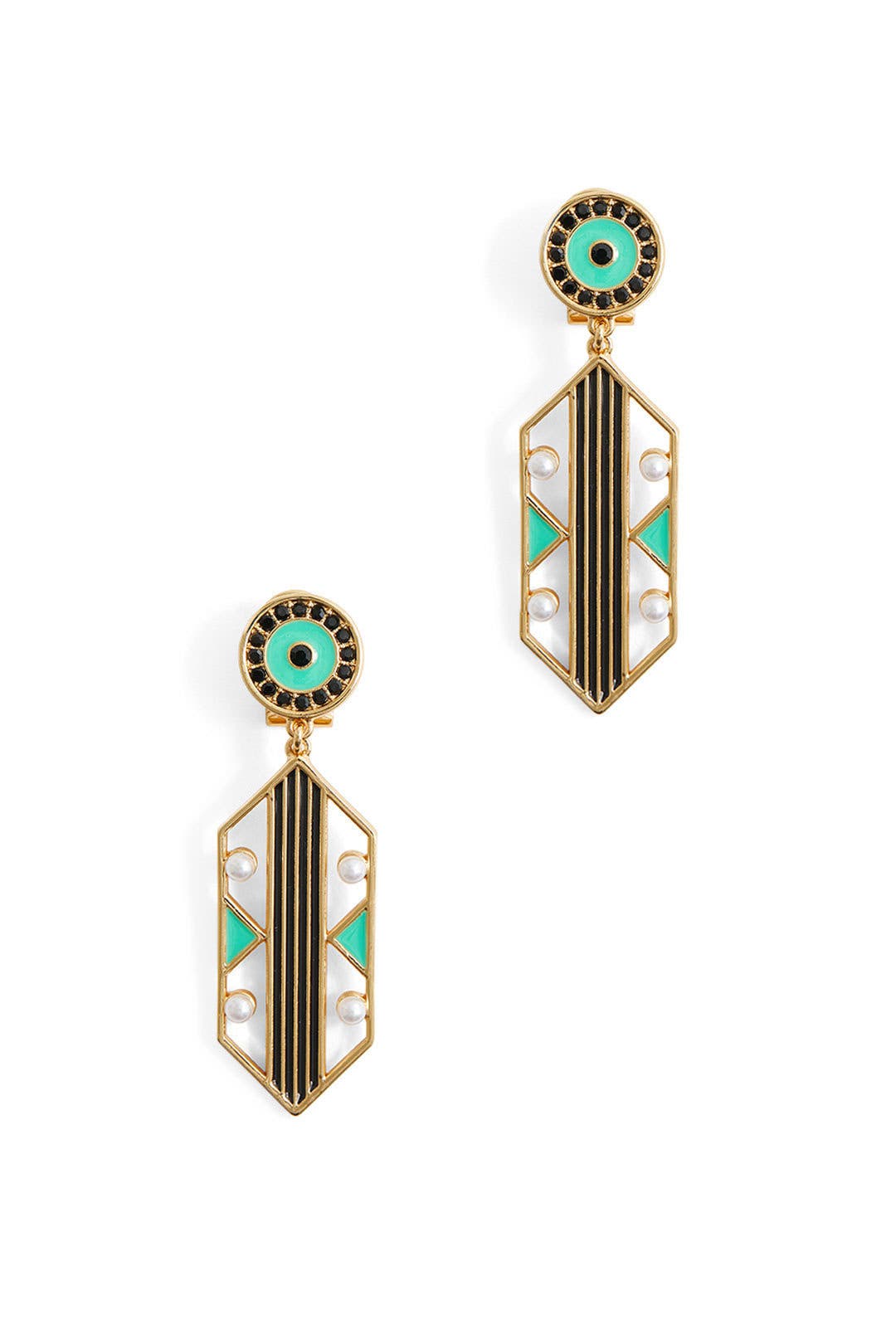 Verto Statement Earrings by Lulu Frost | Rent the Runway