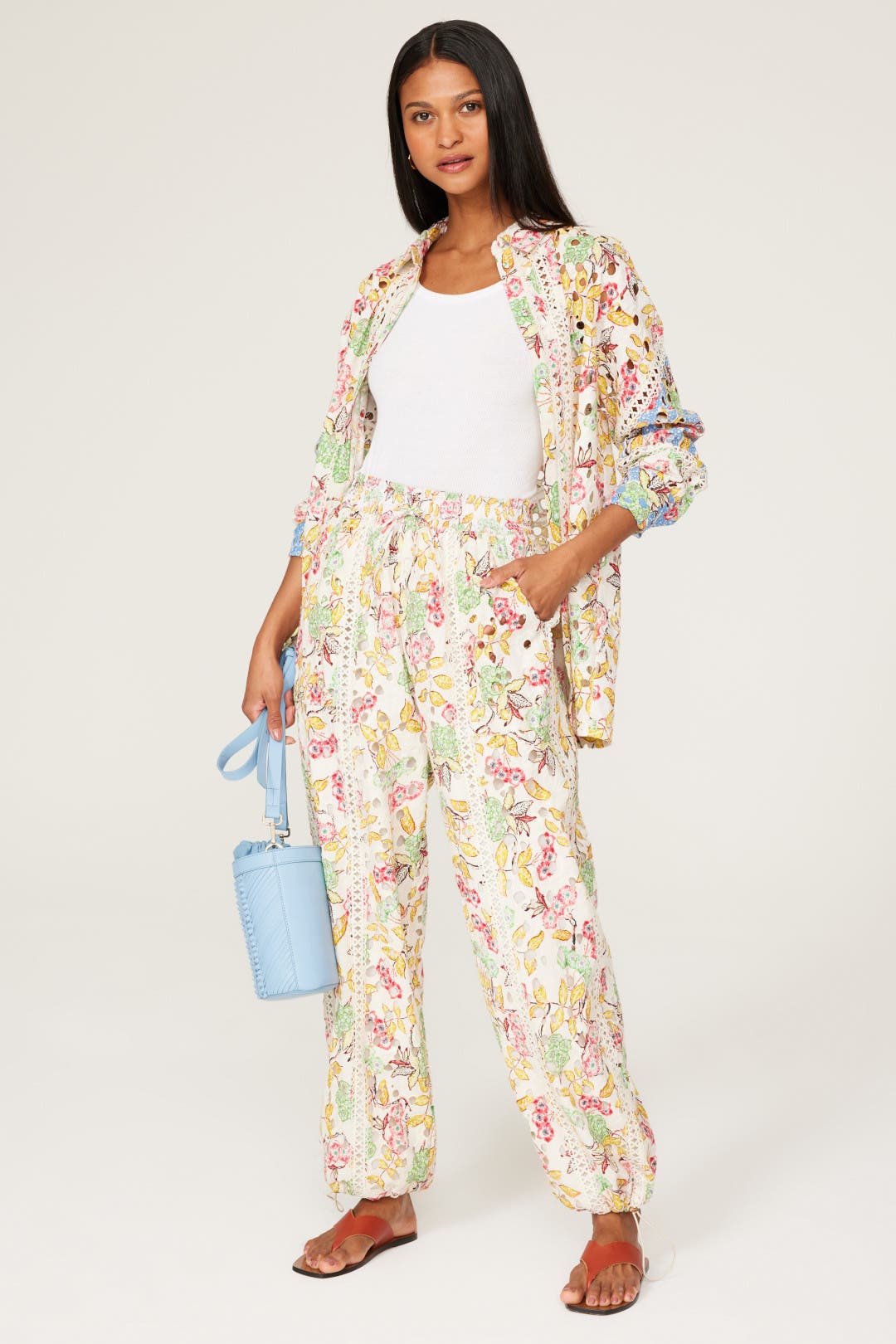 Floral Cargo Pants by Hemant & Nandita | Rent the Runway