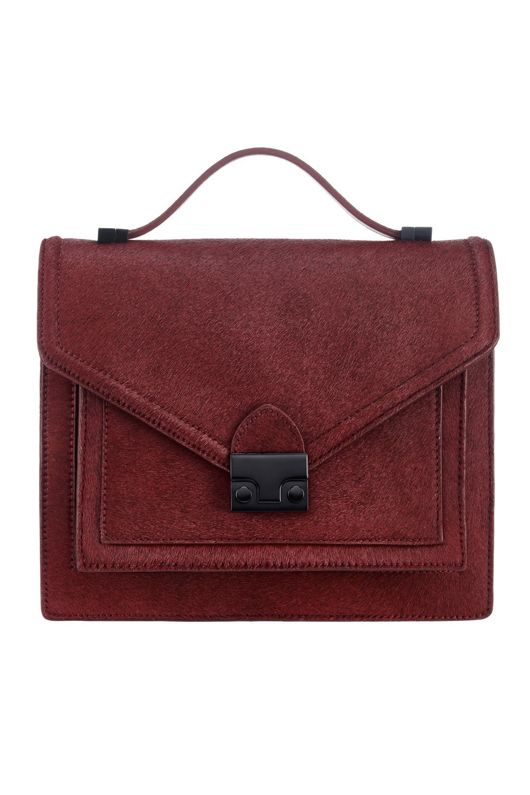 Maroon Medium Rider Bag by Loeffler Randall for $110 | Rent the Runway