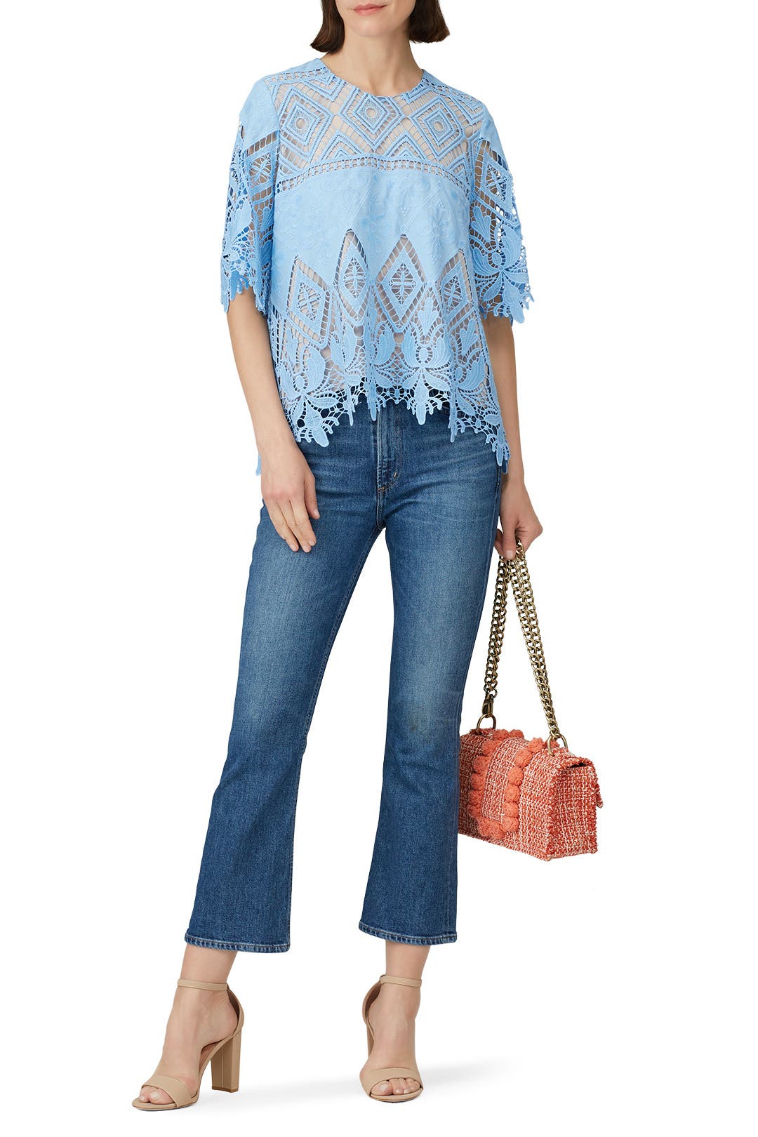 Blue Fawn Top by Hunter Bell for $60 | Rent the Runway