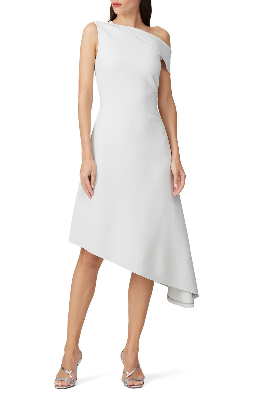 Fold Shoulder Dress by Rosetta Getty for $180 | Rent the Runway
