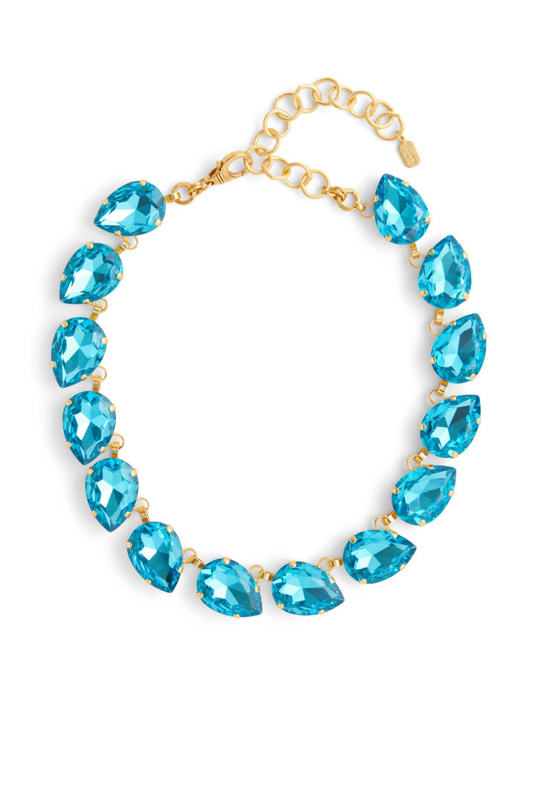 Aqua Statement Necklace by Elizabeth Cole | Rent the Runway